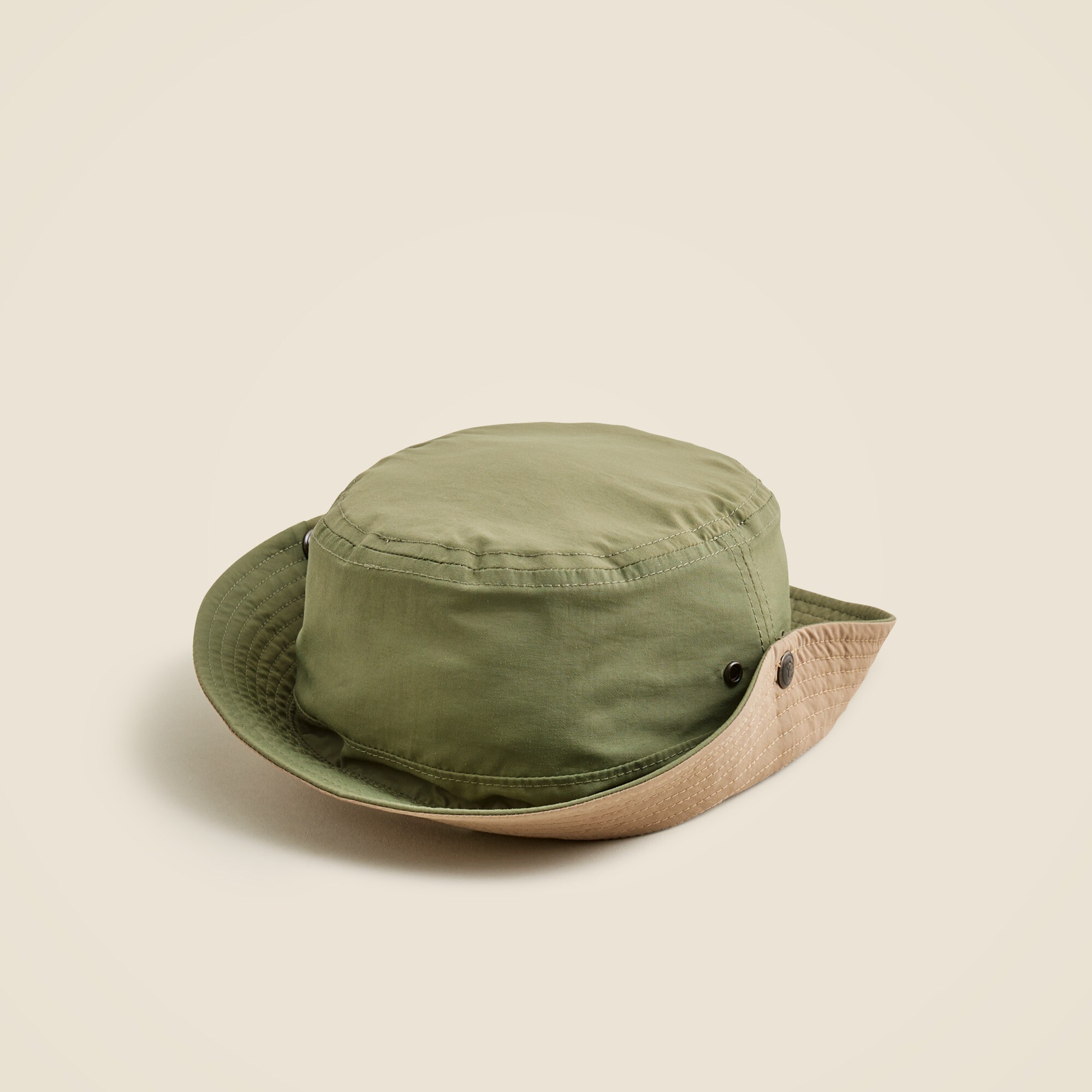 J.Crew: Reversible Bucket Hat In Taslan Nylon For Men