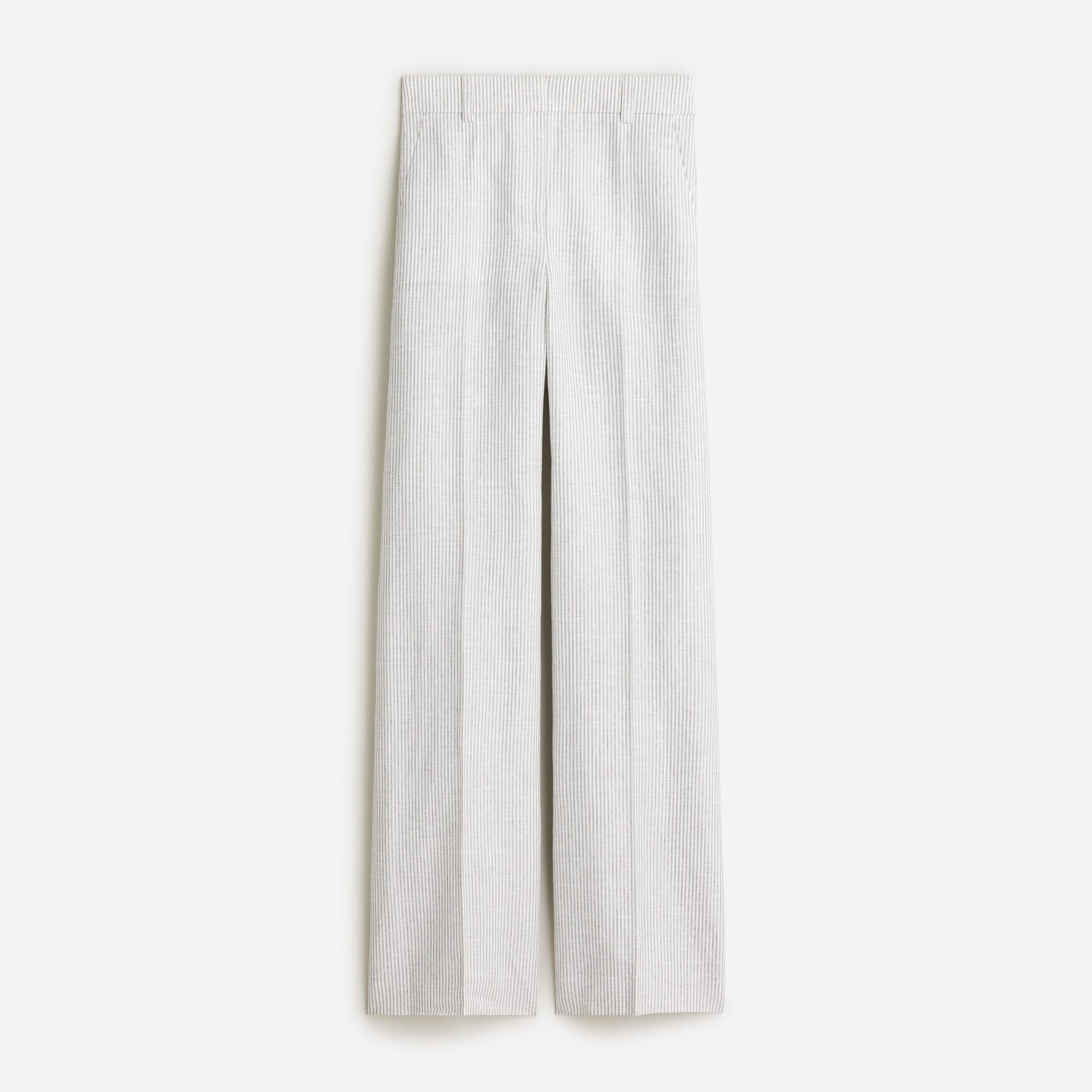 J.Crew: Collection Carolina Flare Pant In Italian Linen Blend With Lurex® Metallic Threads For Women