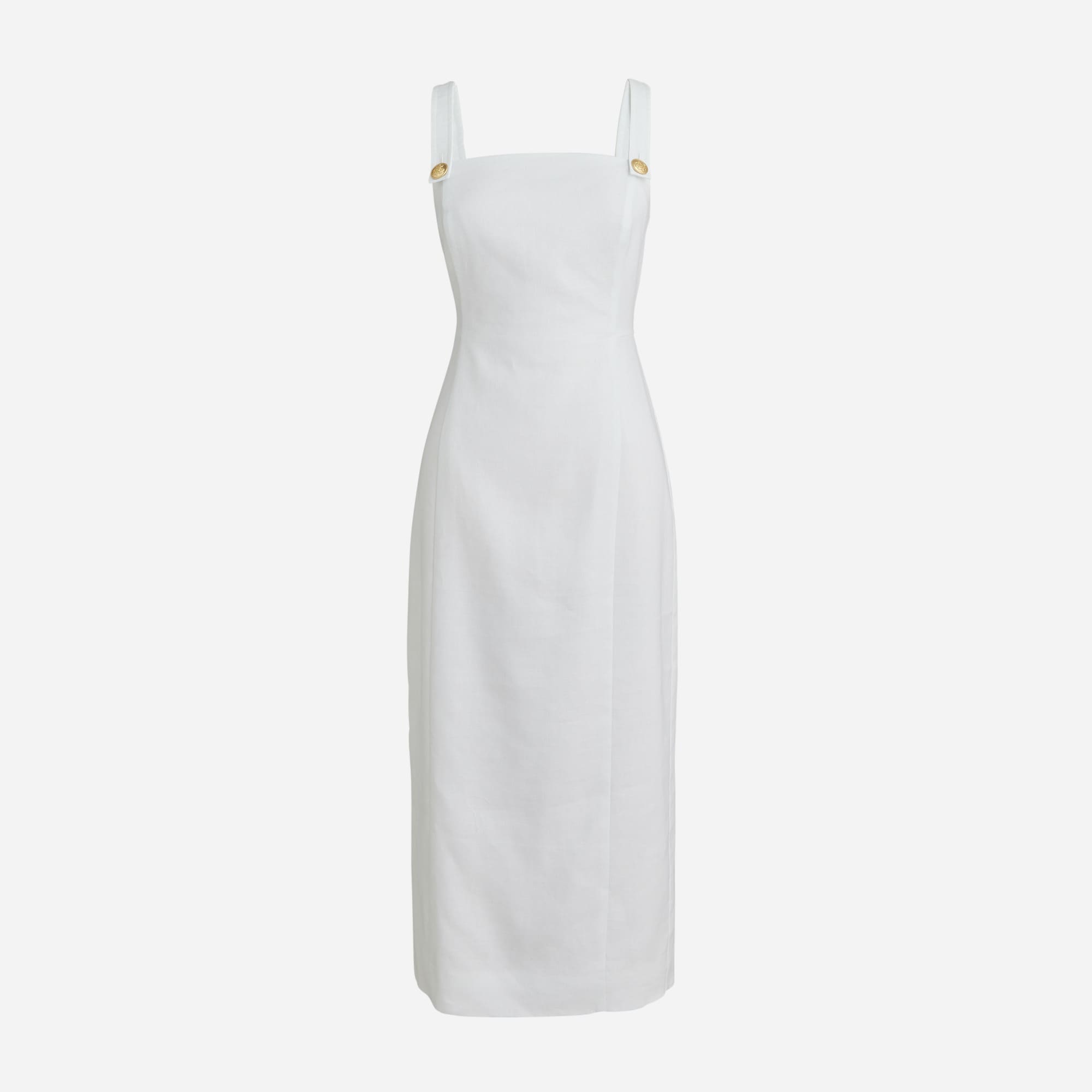J.Crew: Stretch Linen-blend Sheath Dress For Women