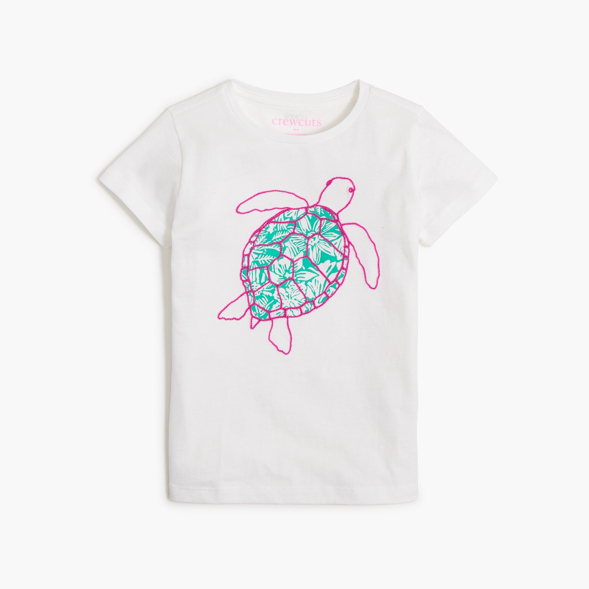 Factory: Girls' Printed Turtle Graphic Tee For Girls