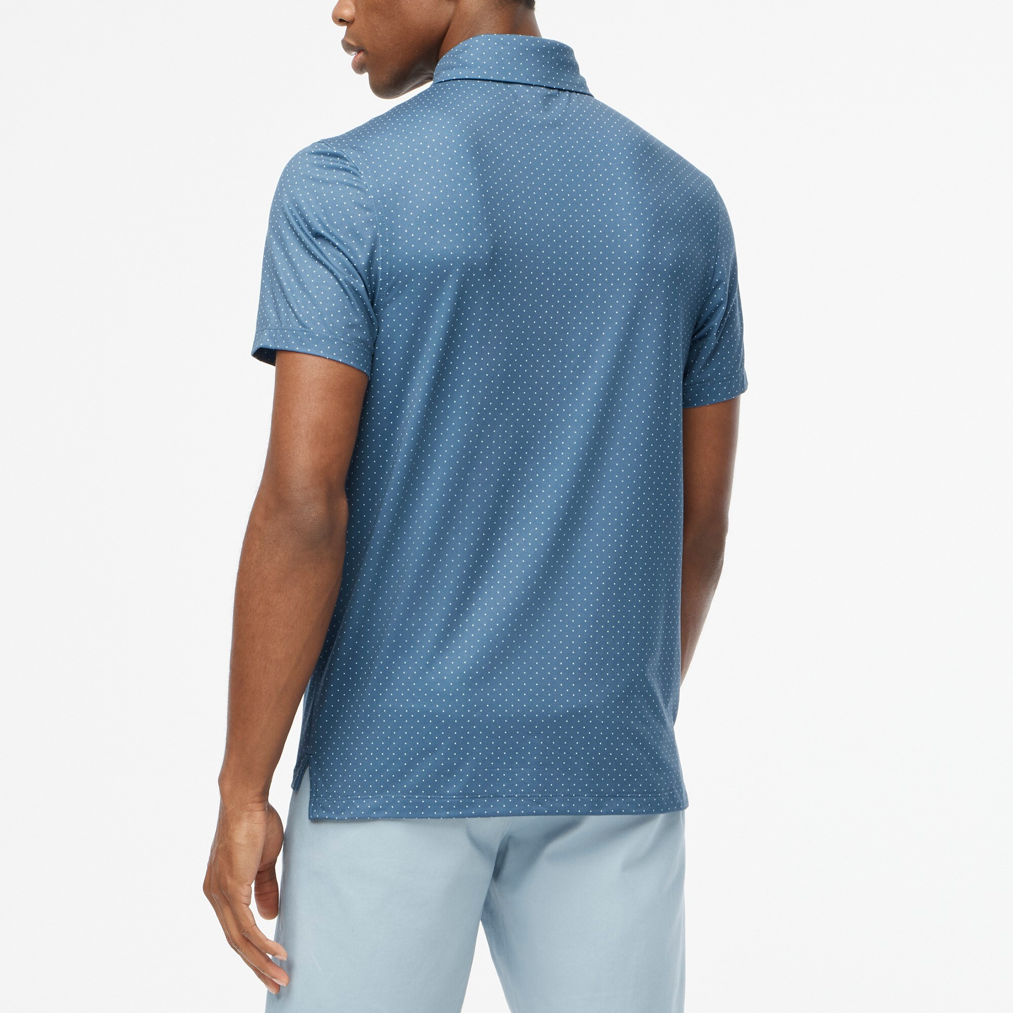 Factory: Printed Performance Polo Shirt For Men