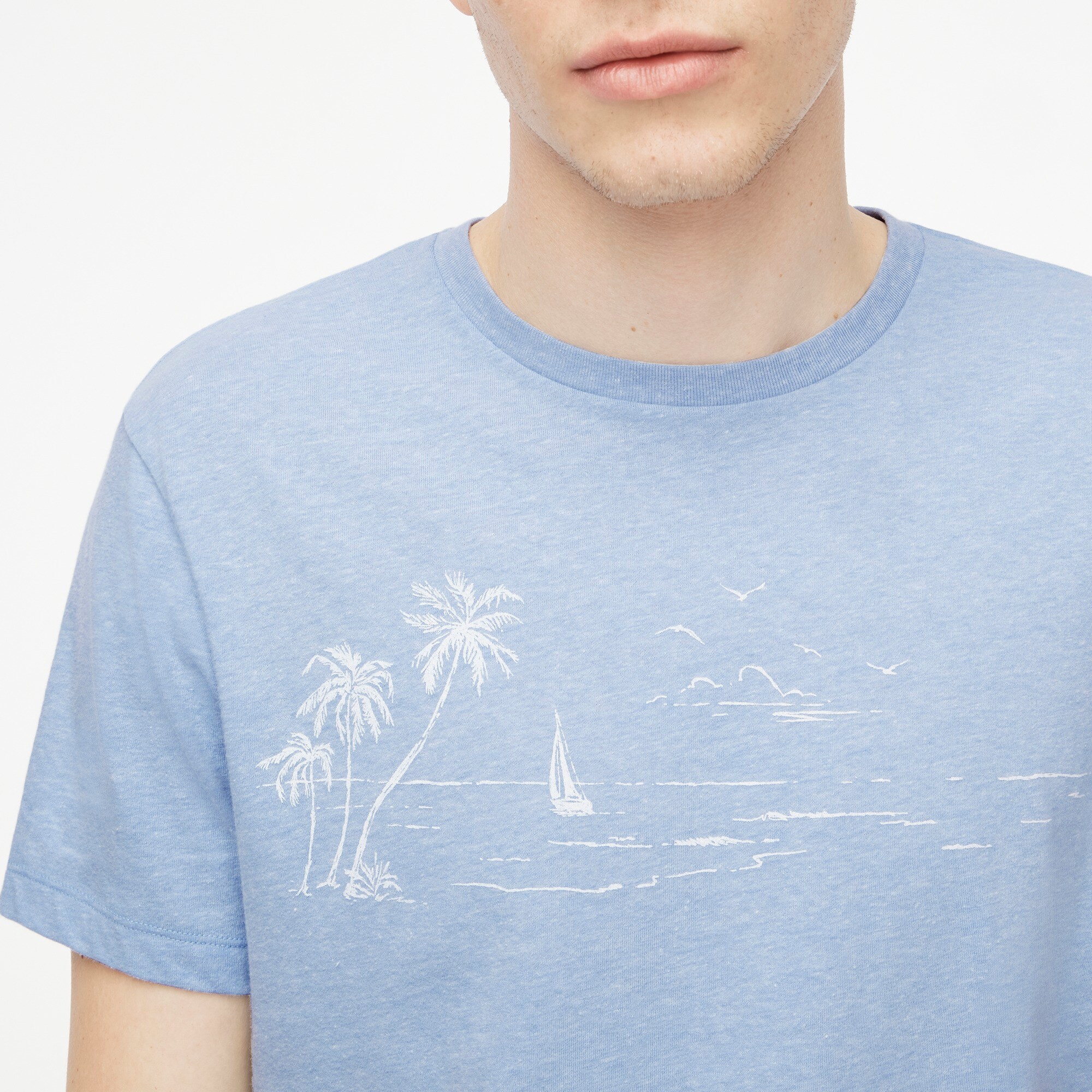 Factory: Ocean Landscape Graphic Tee For Men