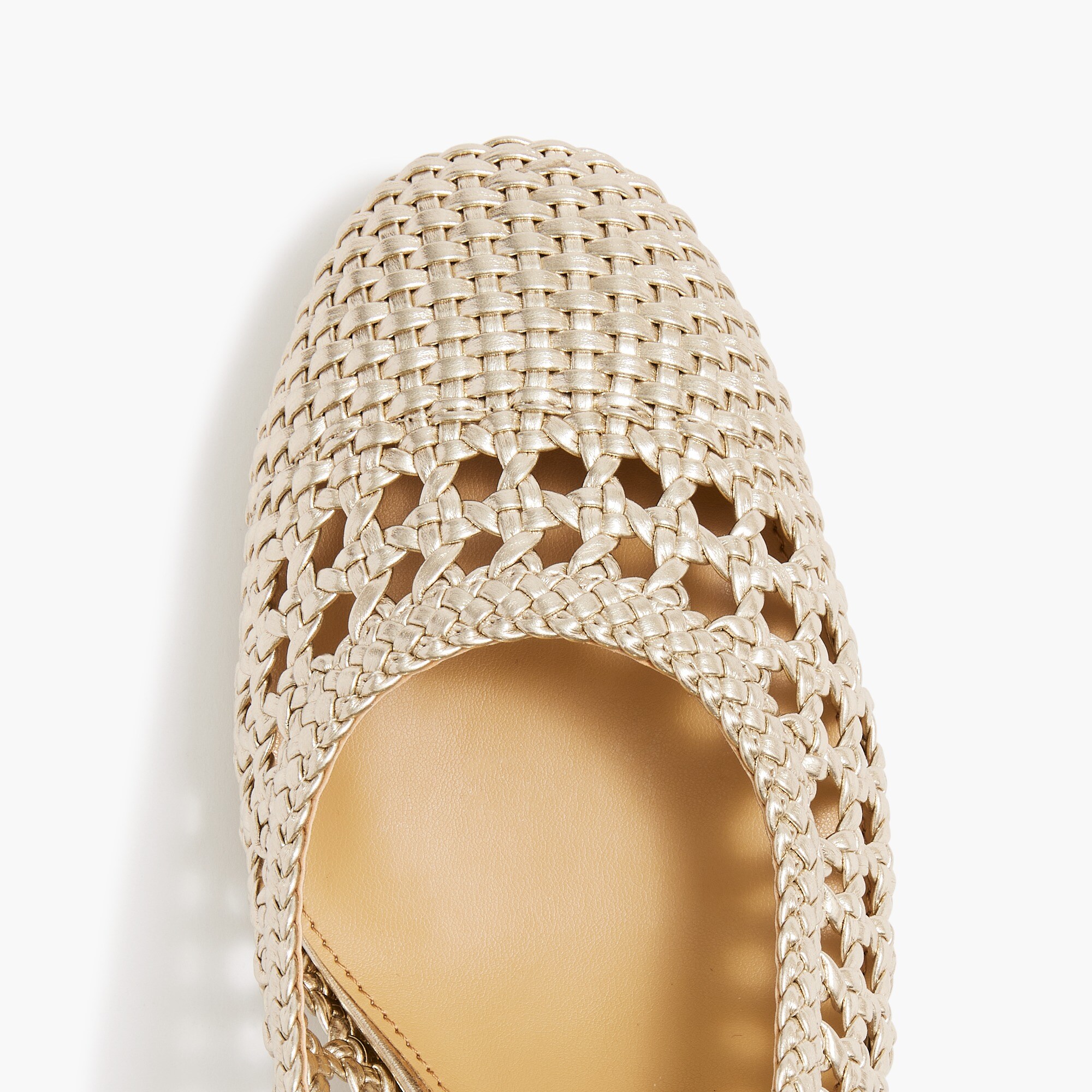 Factory: Woven Slingback Heels For Women