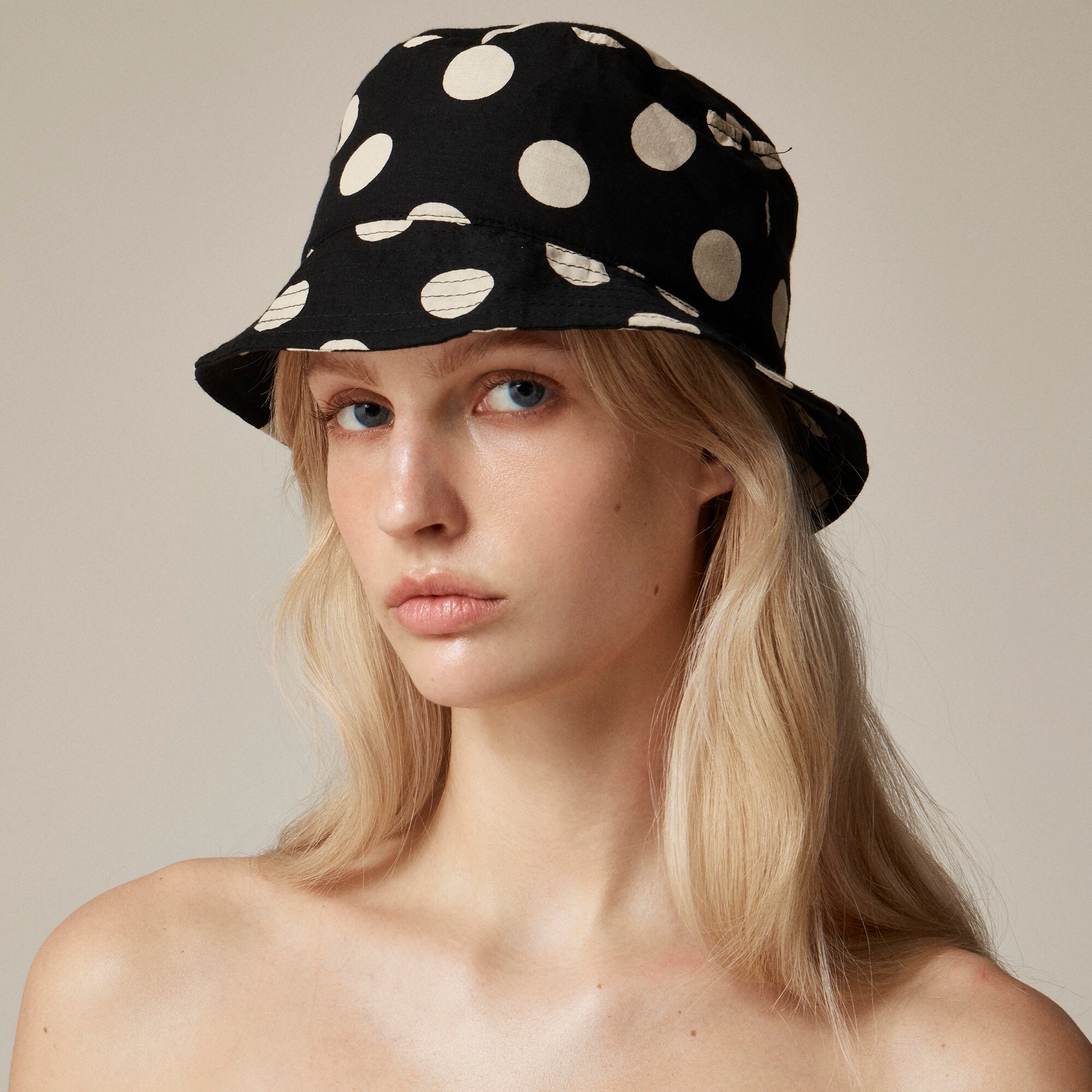 J.Crew: Packable Bucket Hat In Prints For Women