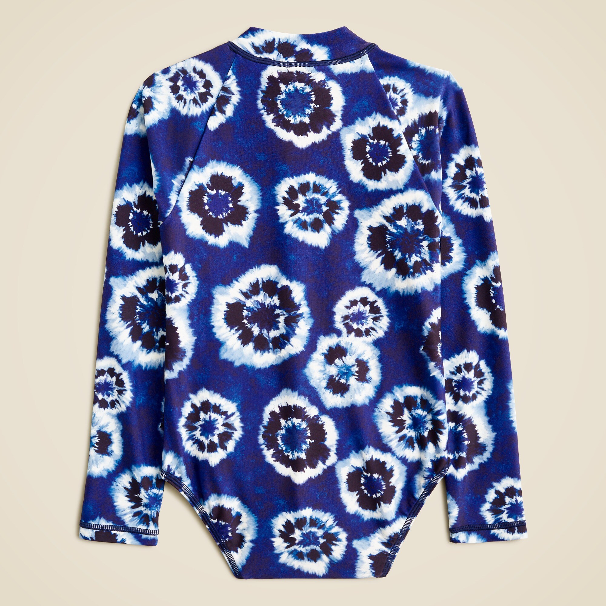 J.Crew: Girls Zip-up Rash Guard One-piece With UPF 50+ Fabric For Girls