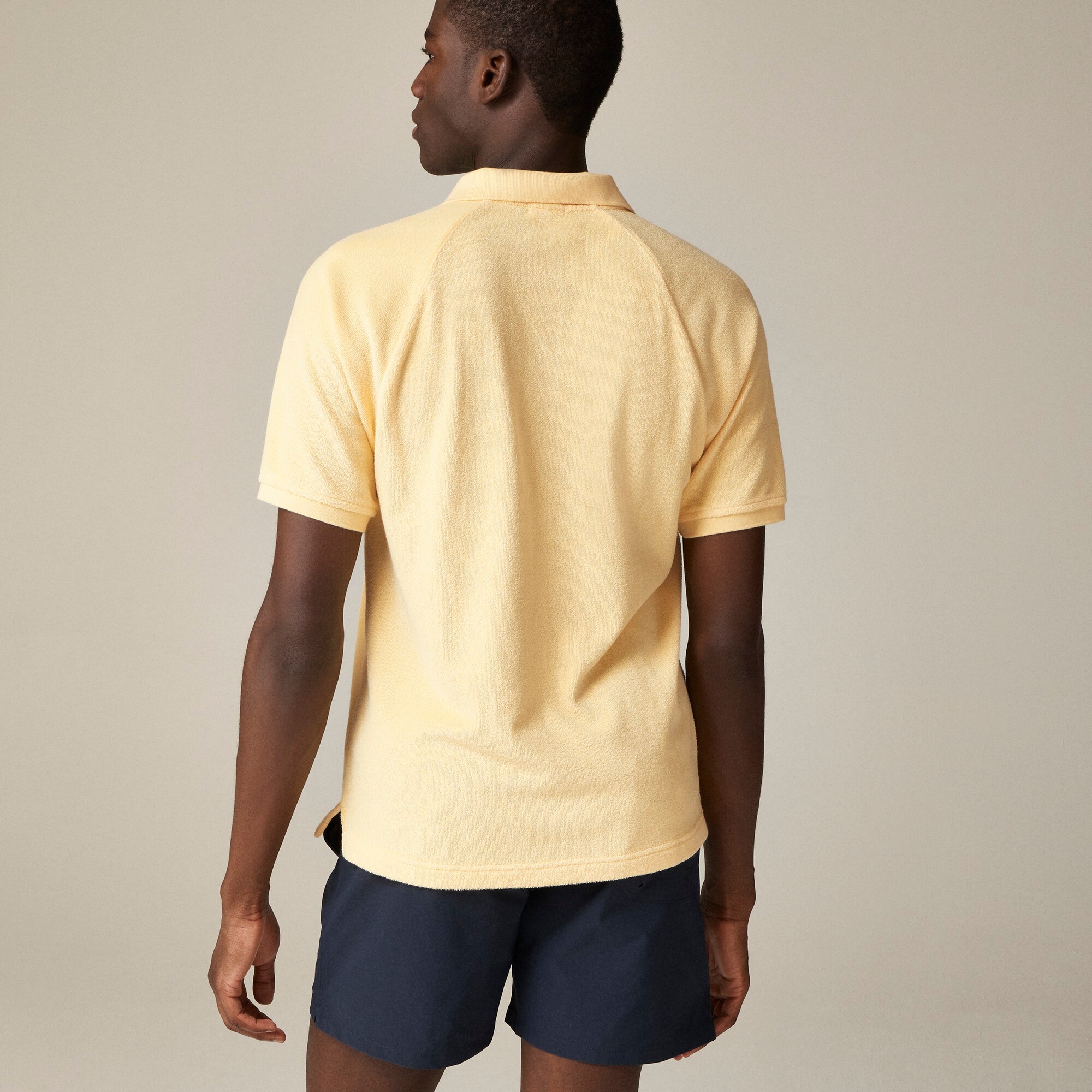 J.Crew: Terry Cloth Polo Shirt For Men