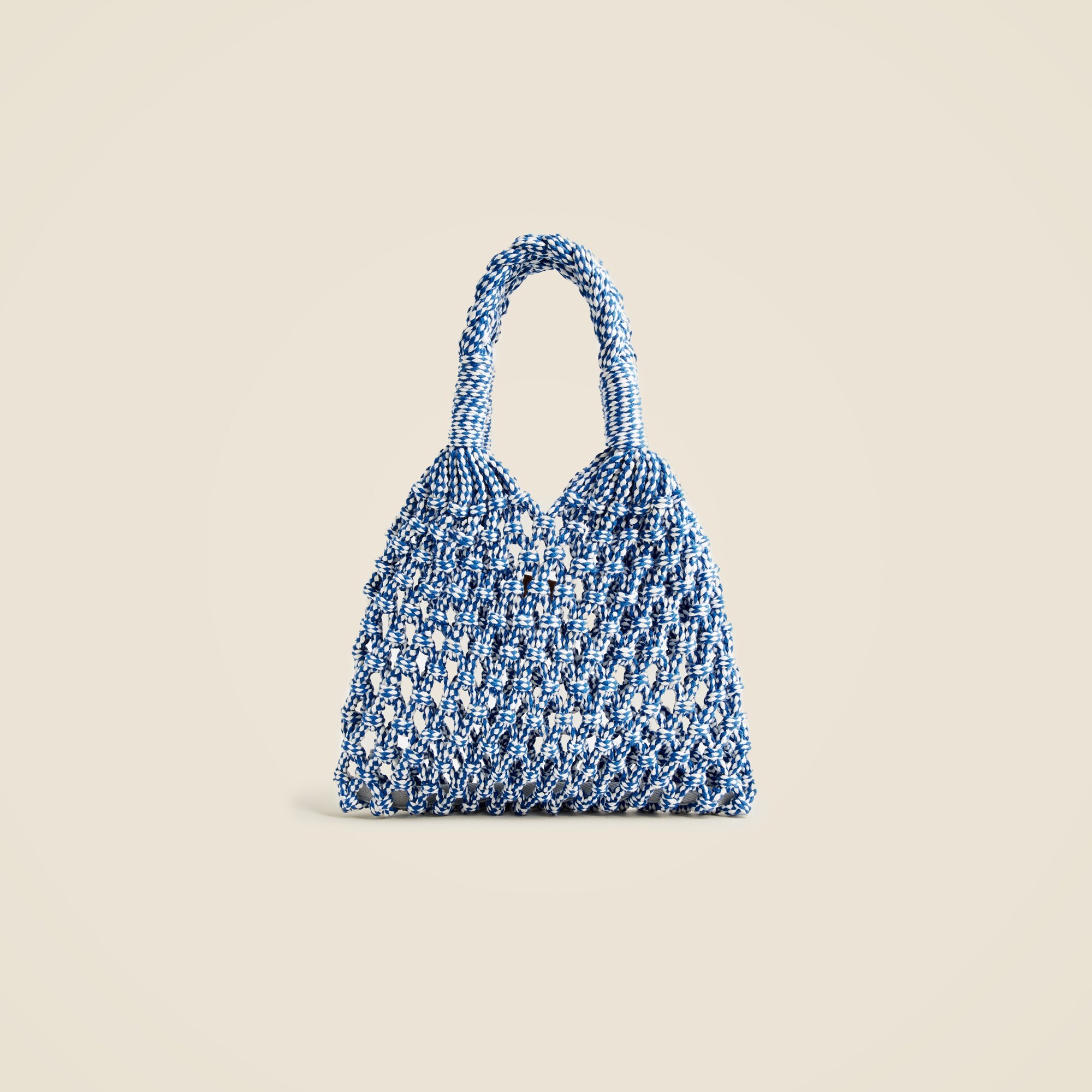 J.Crew: Cadiz Hand-knotted Rope Tote In Multicolor For Women