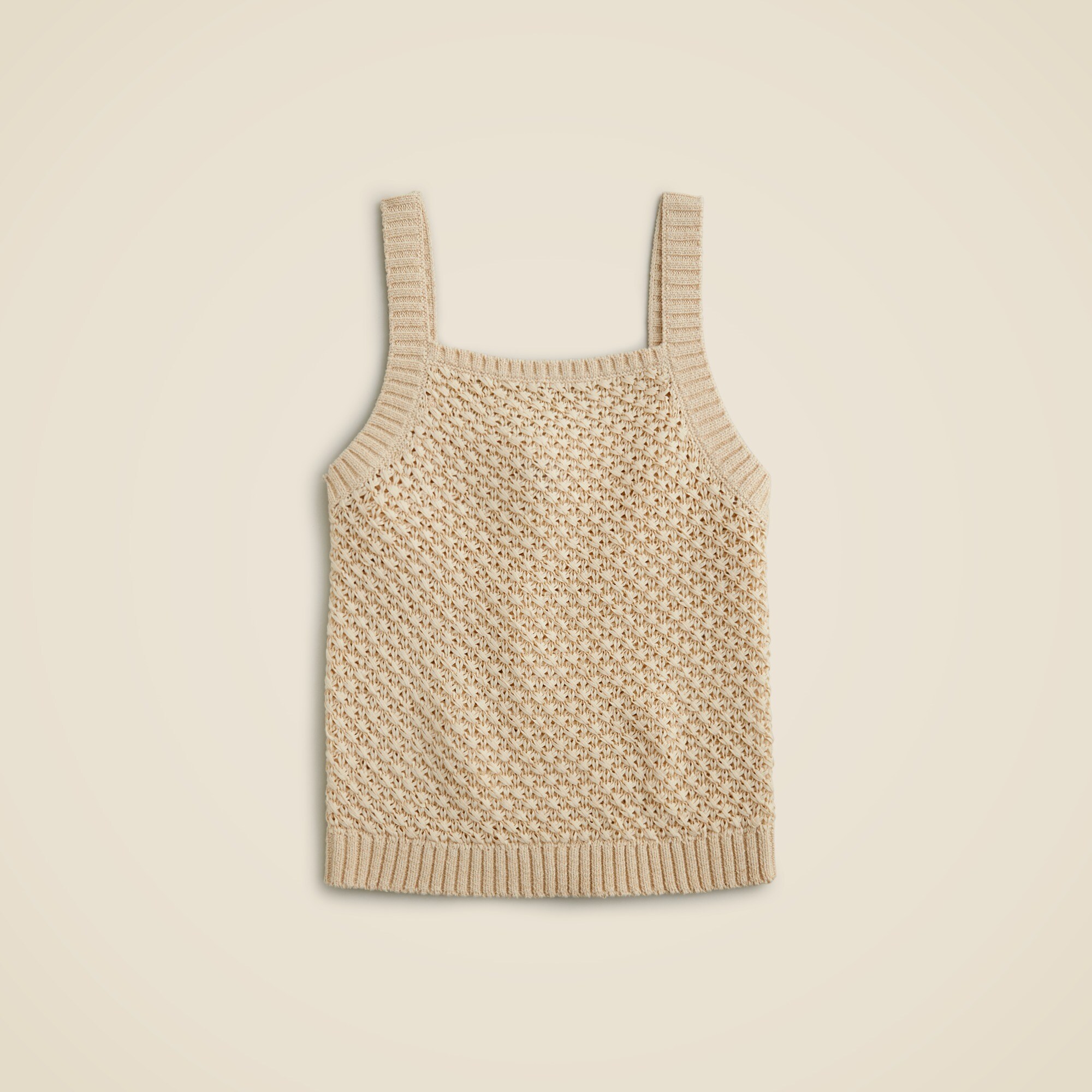 J.Crew: Basket-stitch Sweater-tank For Women