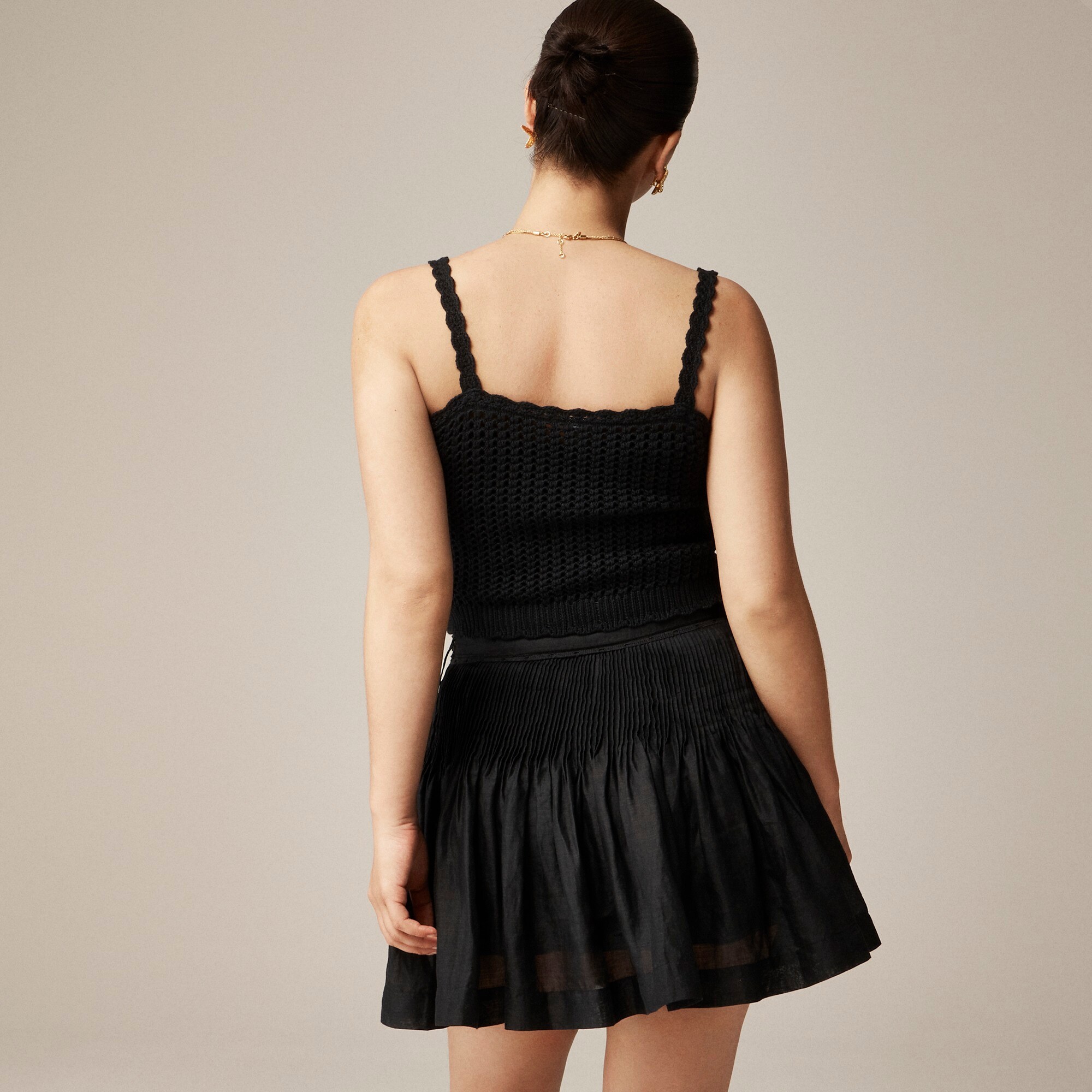 J.Crew: Crochet Button-up Sweater-tank For Women