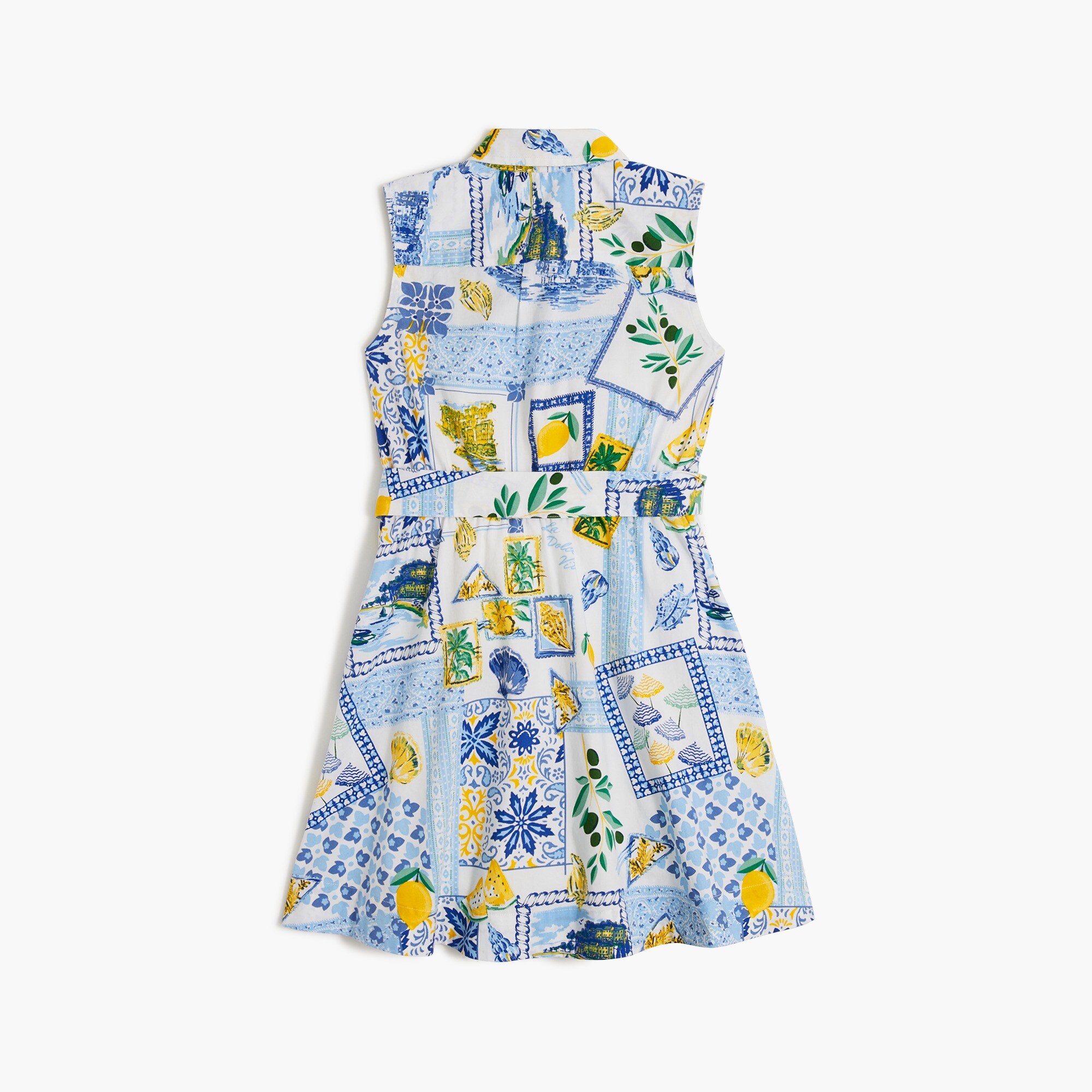 Factory: Girls' Tie-waist Shirtdress For Girls