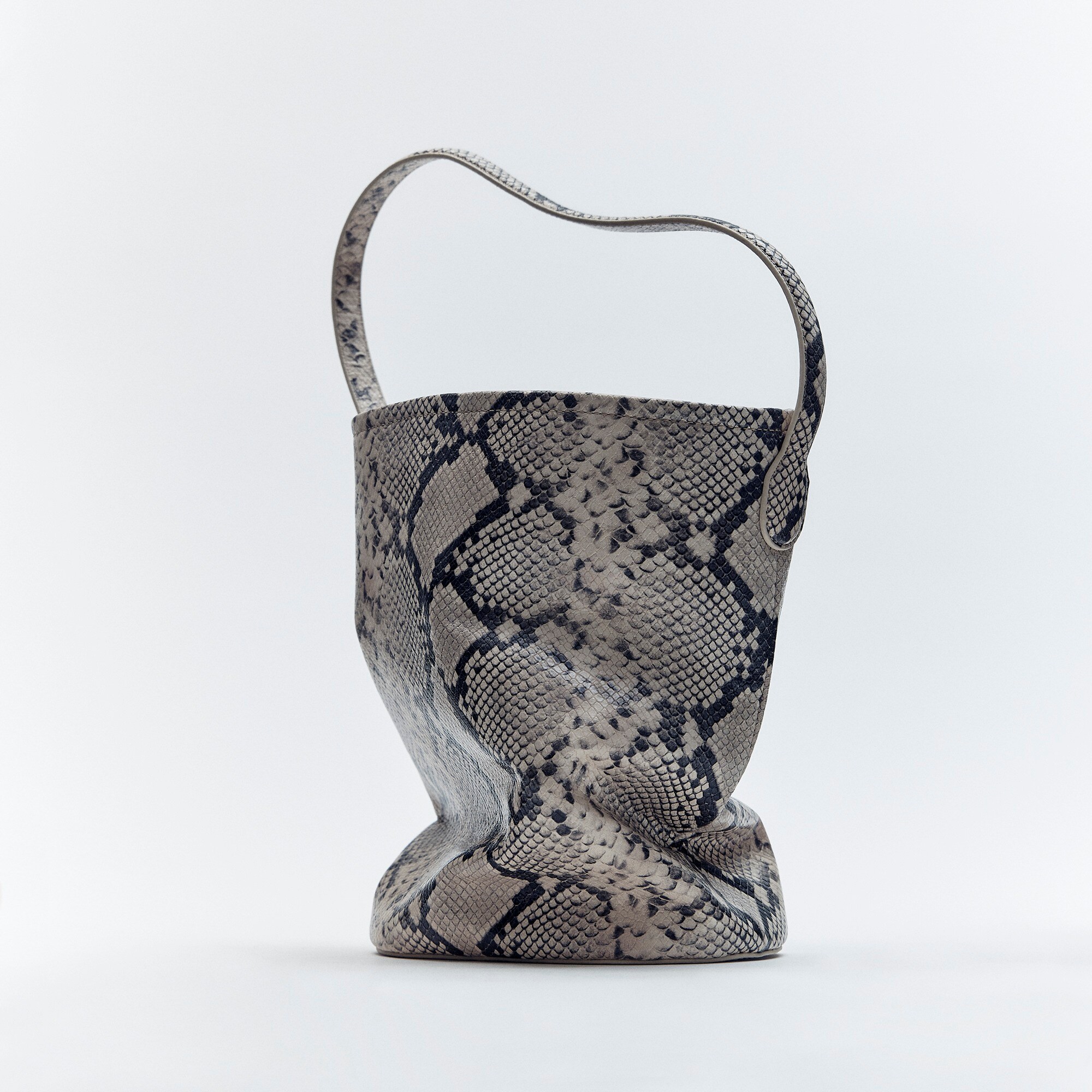 J.Crew: Berkeley Bucket Bag In Italian Snake-embossed Leather For Women
