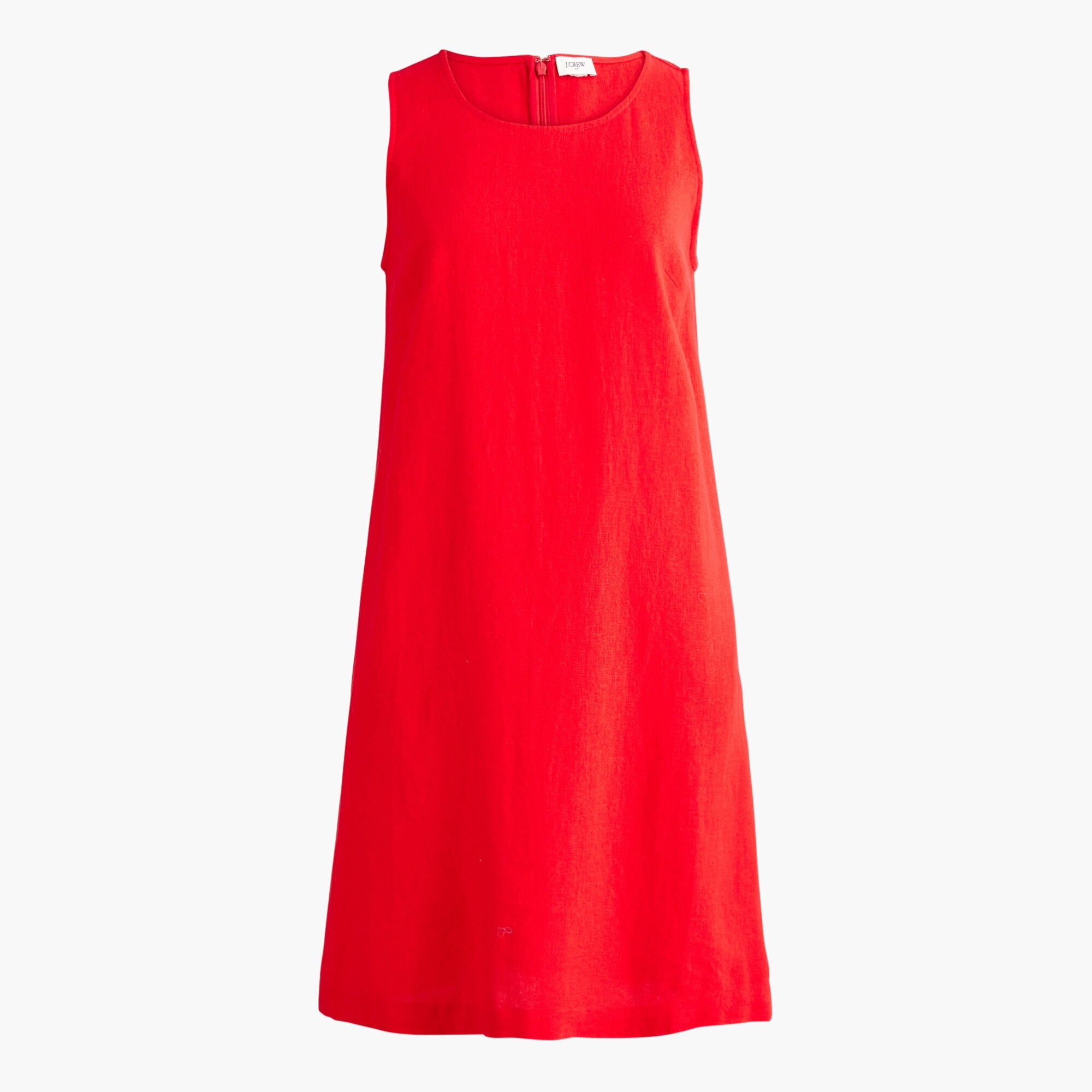 Factory: Linen-blend Shift Mini Dress For Women