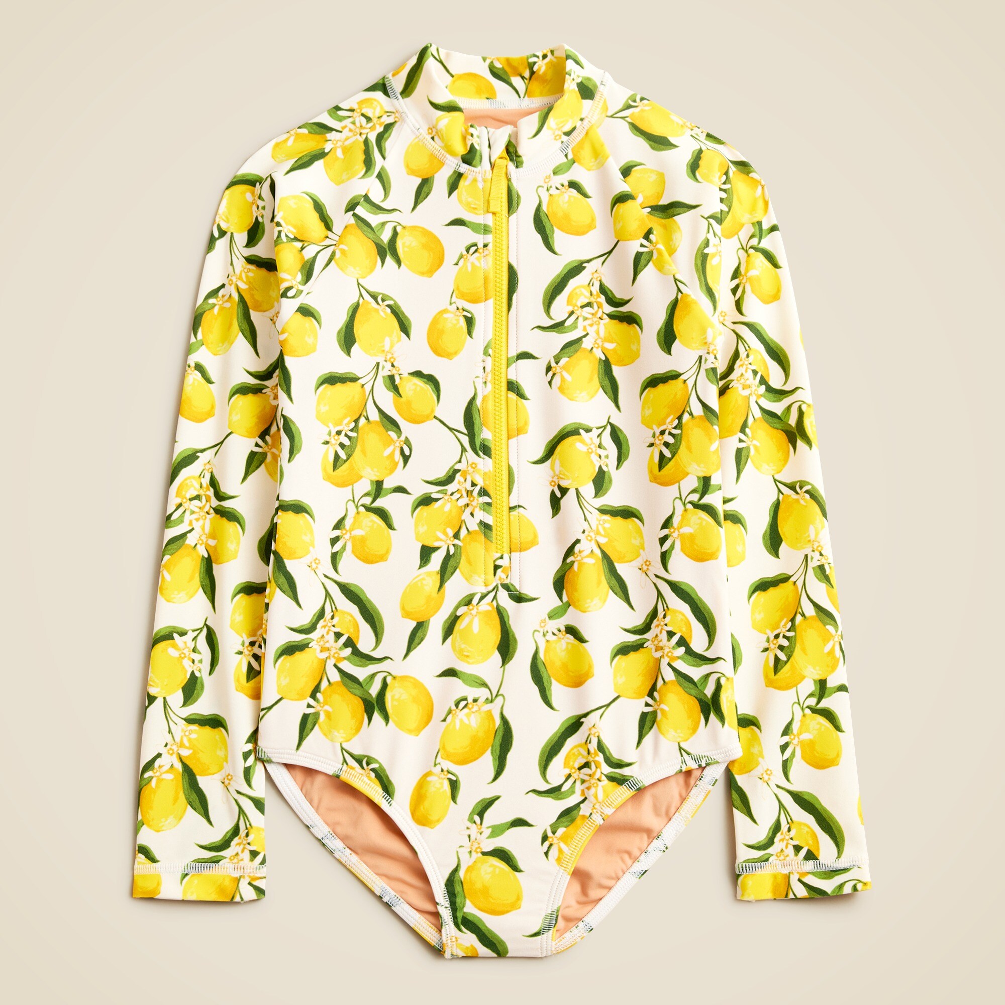 J.Crew: Girls' Rash Guard One-piece Swimsuit With UPF 50+ For Girls