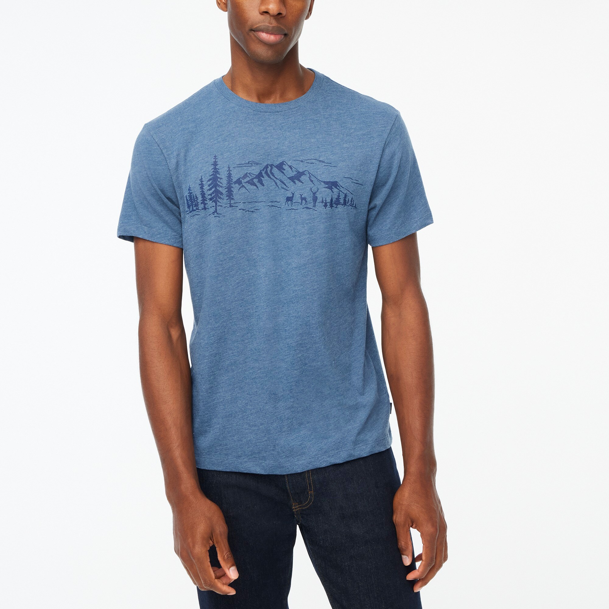 Factory: Mountain Landscape Graphic Tee For Men