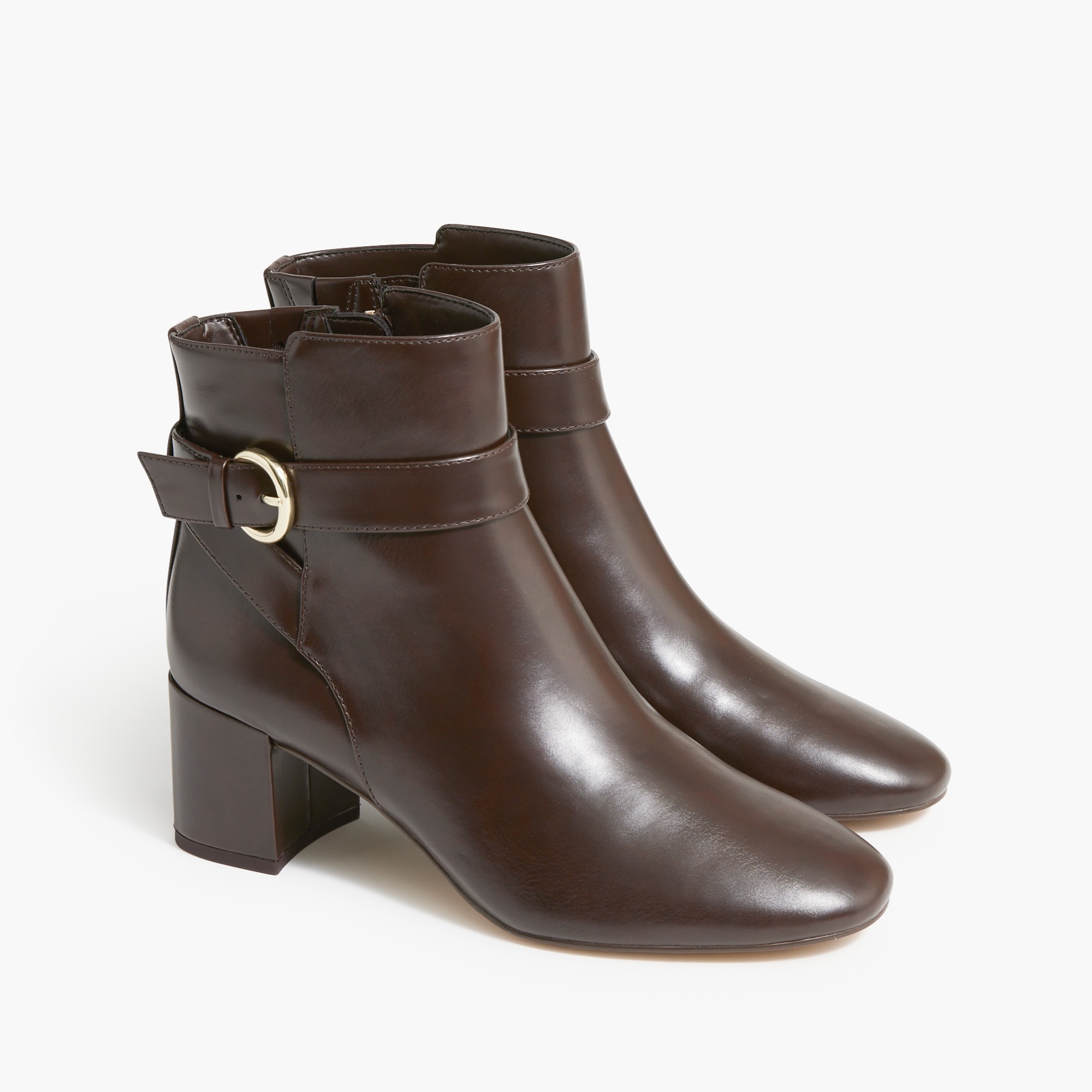 Factory: Heeled Buckle Boots For Women