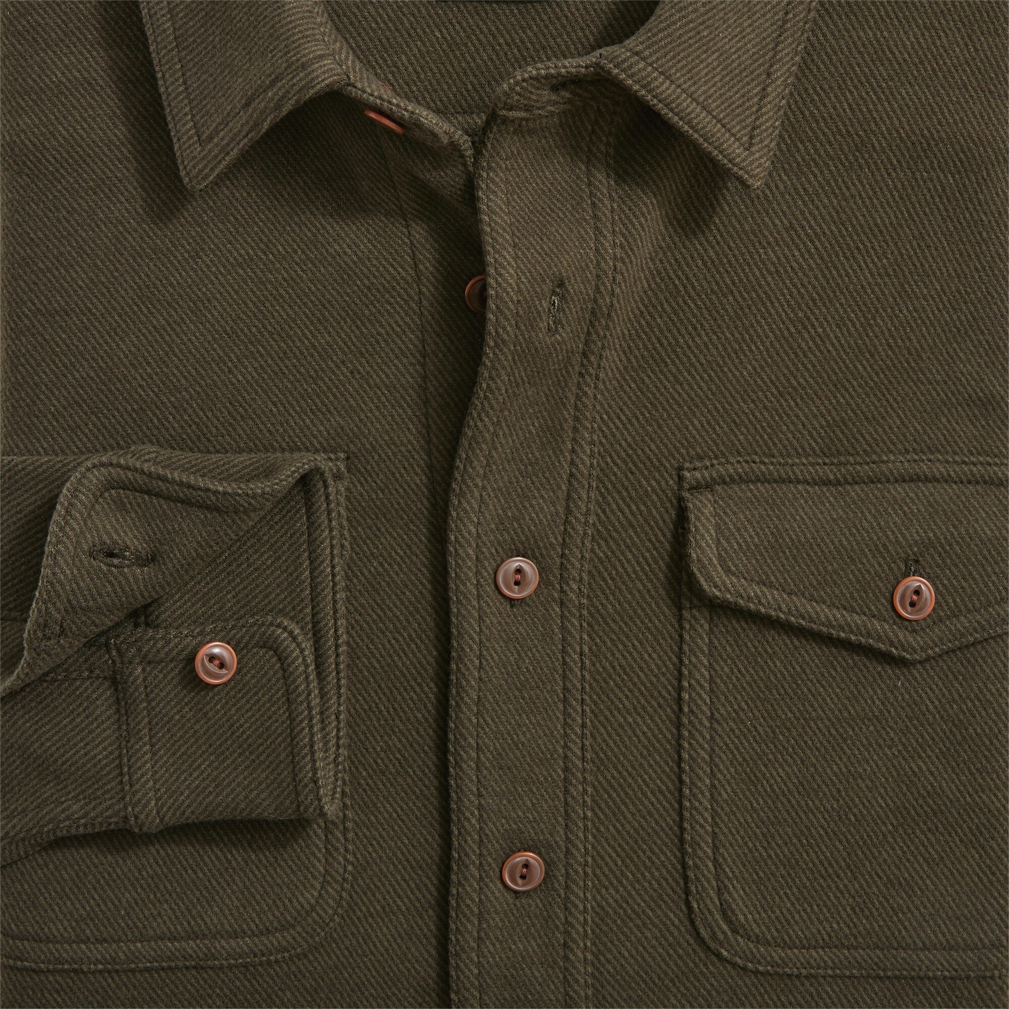 Factory: Double-knit Work Shirt For Men