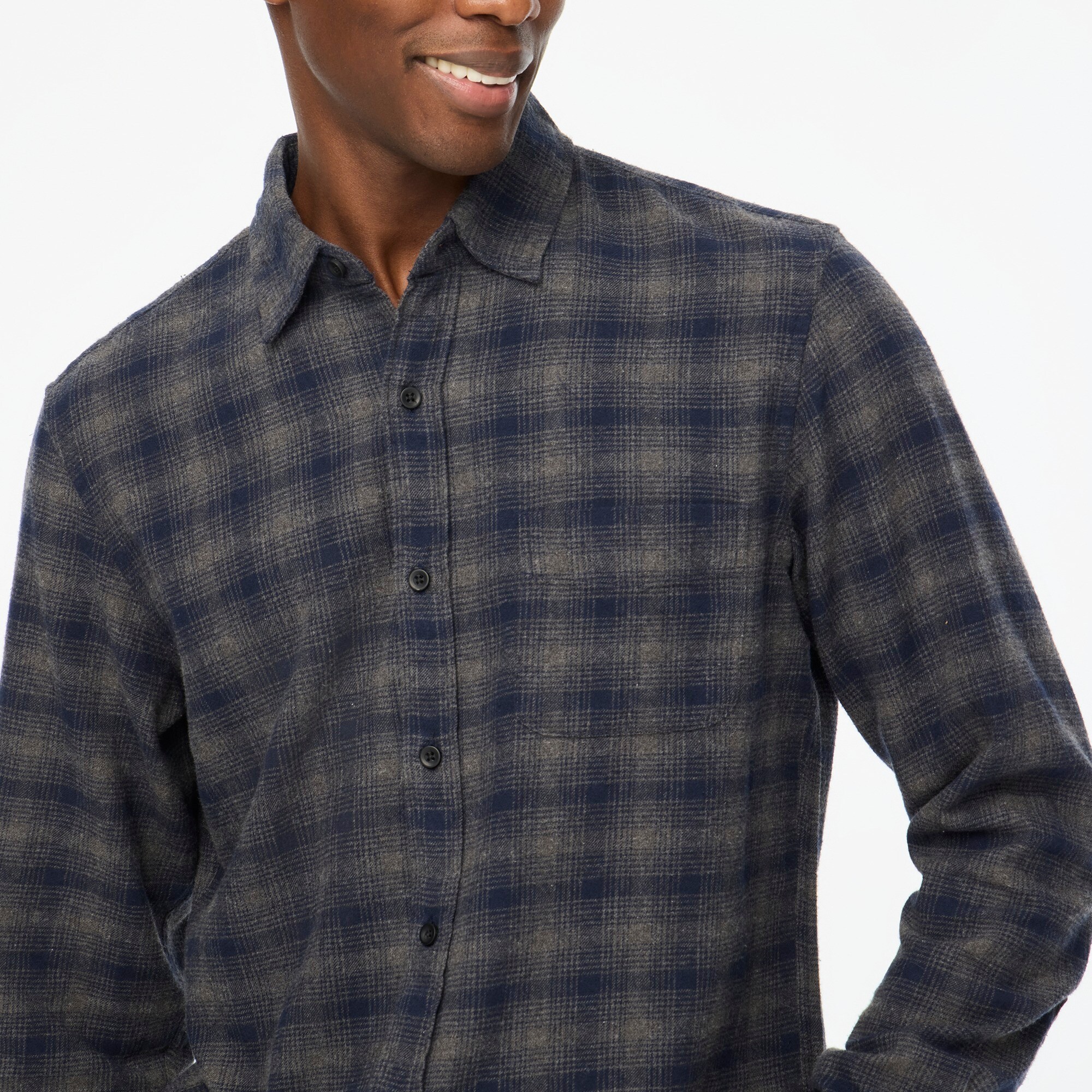 Factory: Classic Flannel Shirt For Men