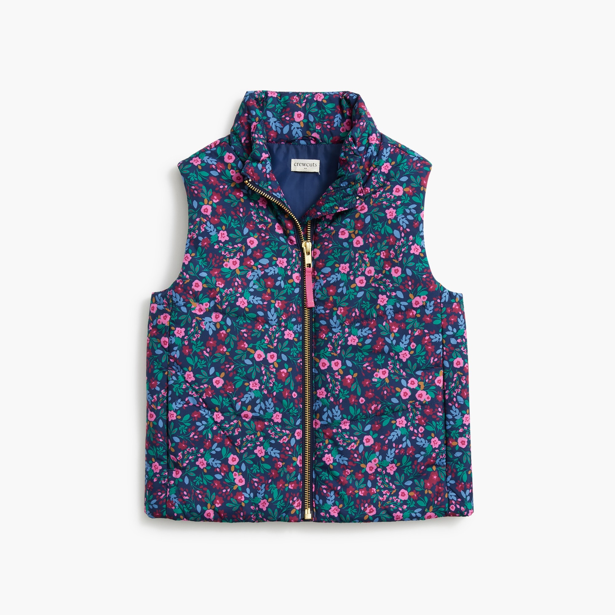 Factory: Girls' Printed Puffer Vest For Girls