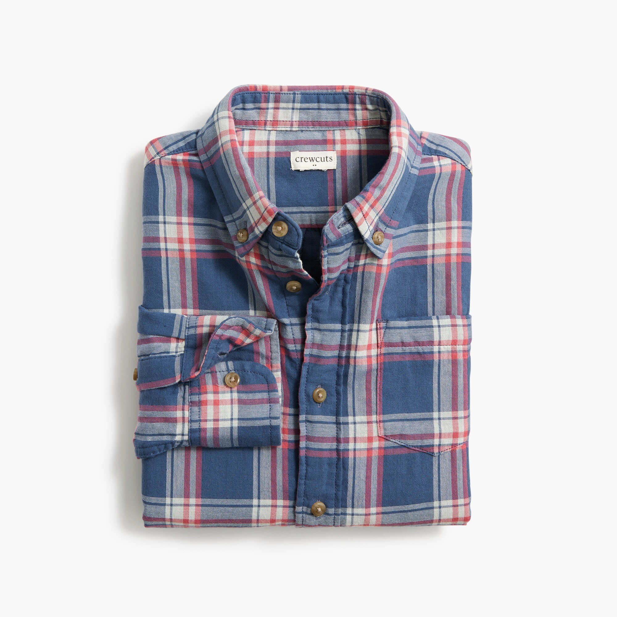 Factory: Boys' Mini-me Double-weave Shirt For Boys