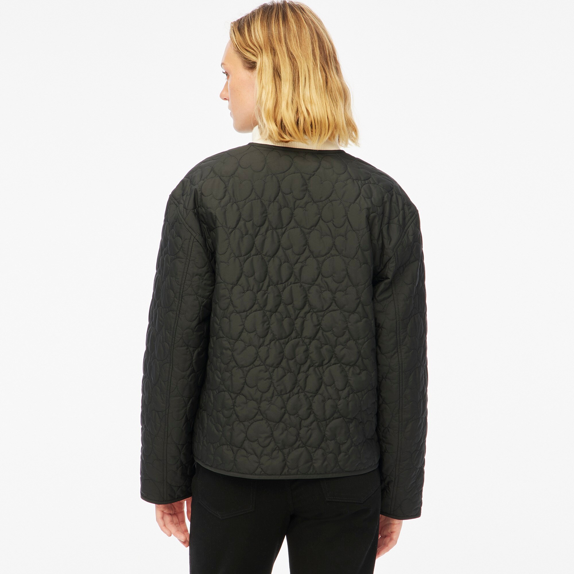 Factory: Lightweight Quilted Heart Jacket For Women