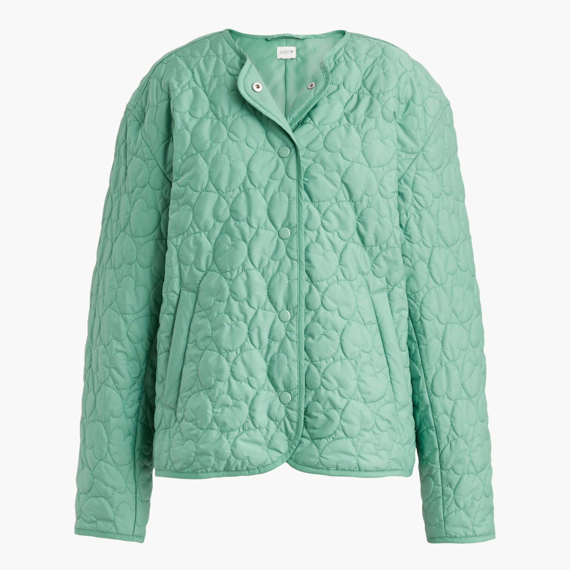 Factory: Lightweight Quilted Heart Jacket For Women
