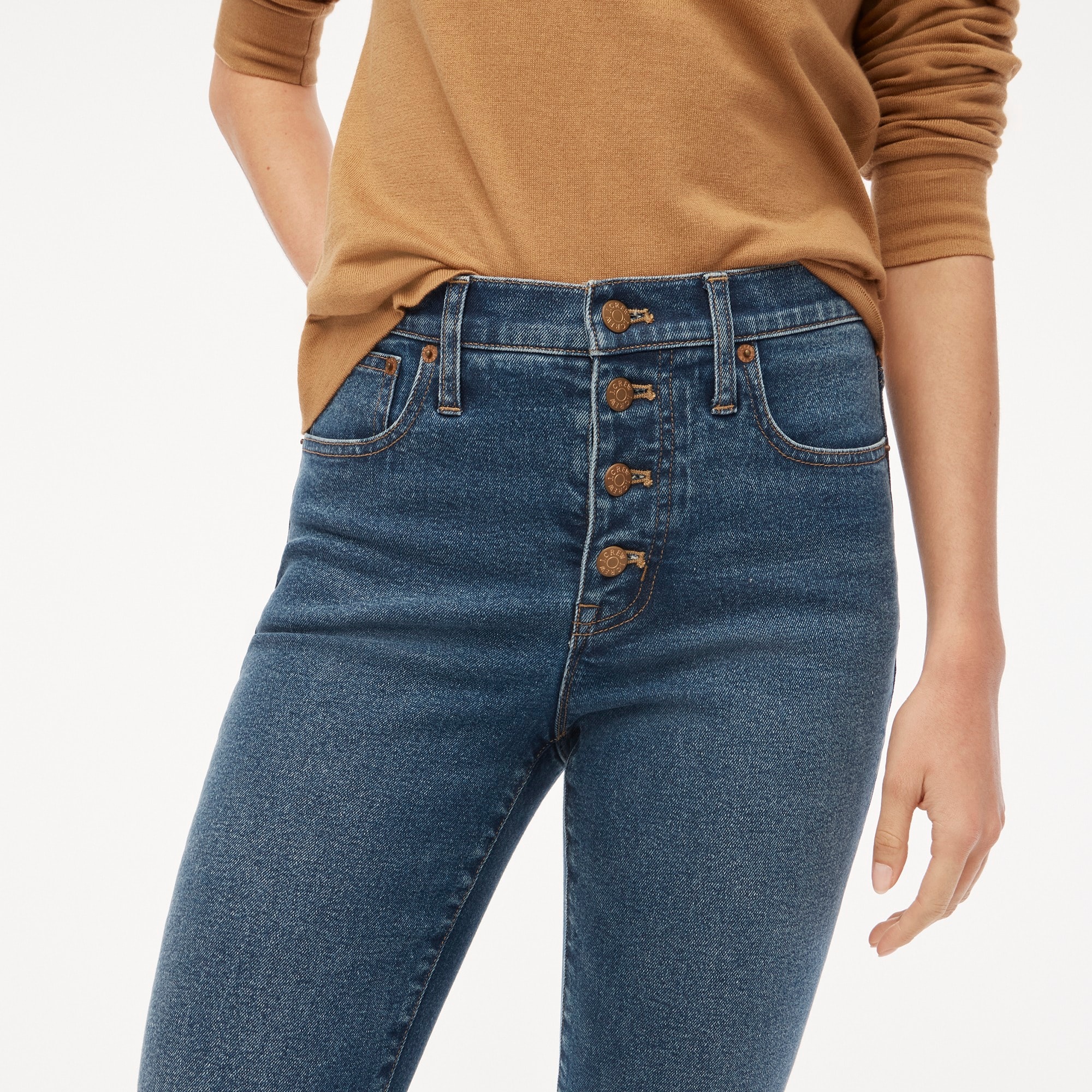 Factory: Essential Straight Jean With Button Fly In All-day Stretch For ...