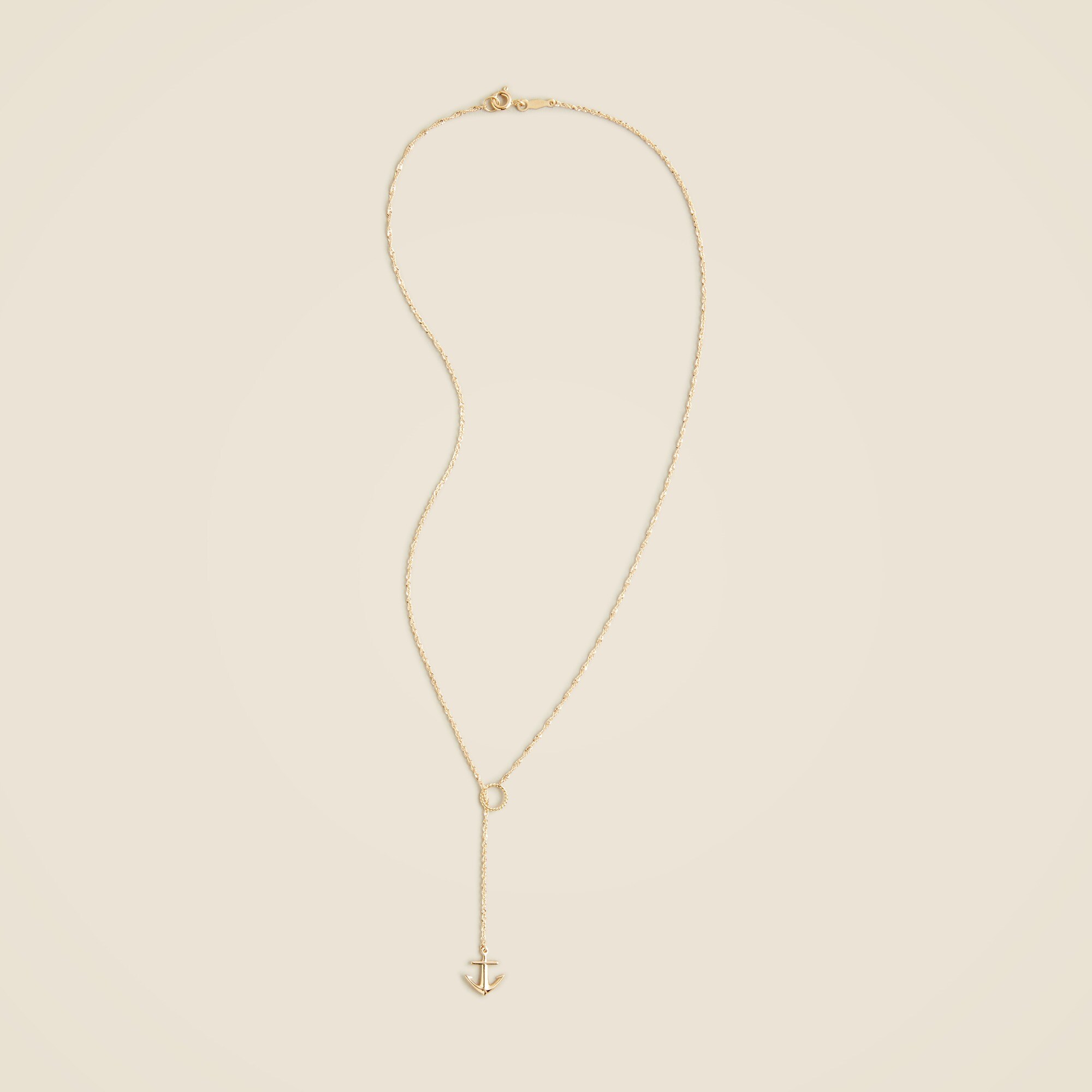 Catbird™ X J.Crew Anchor Lariat Necklace For Women | J.Crew