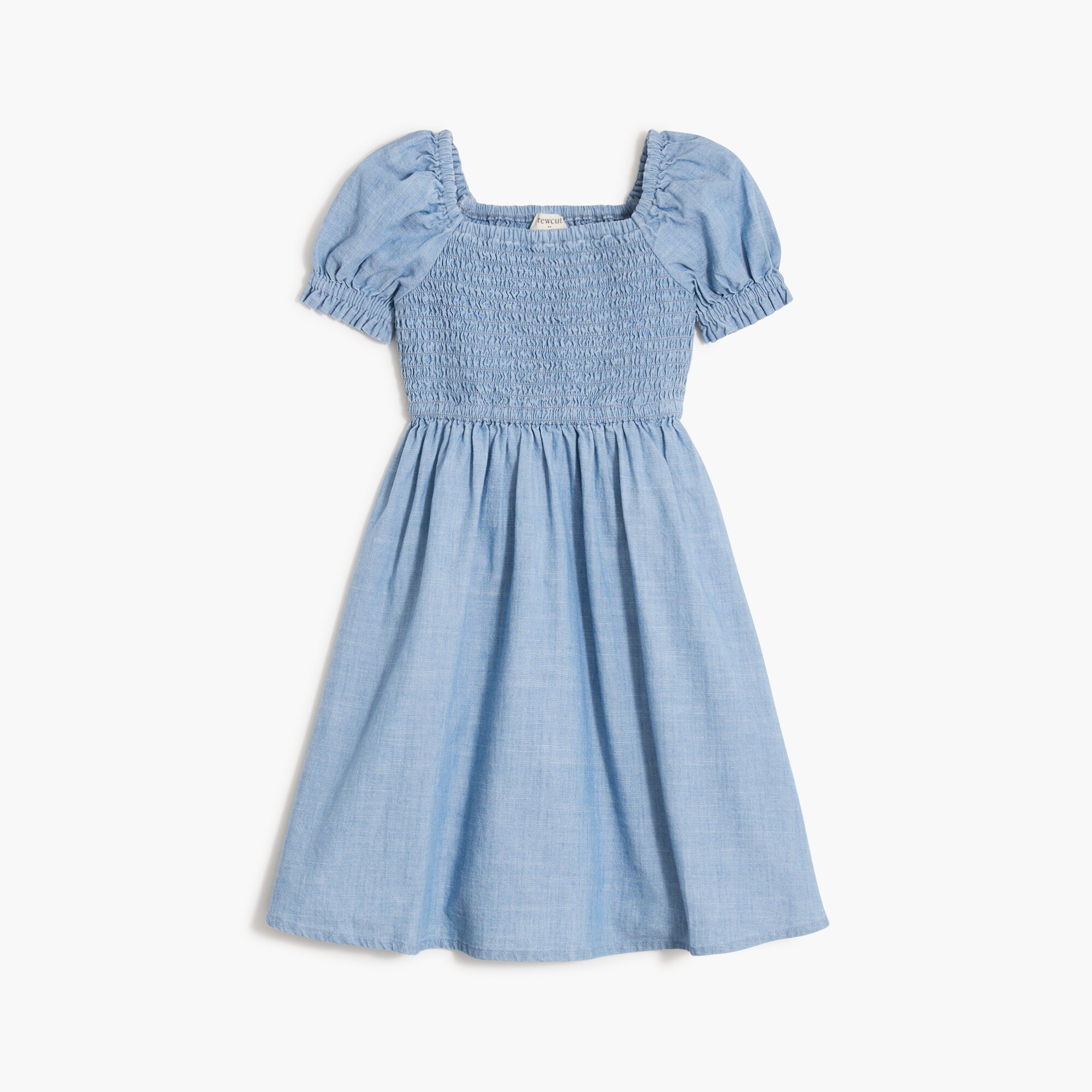 Factory: Girls' Smocked Chambray Dress For Girls