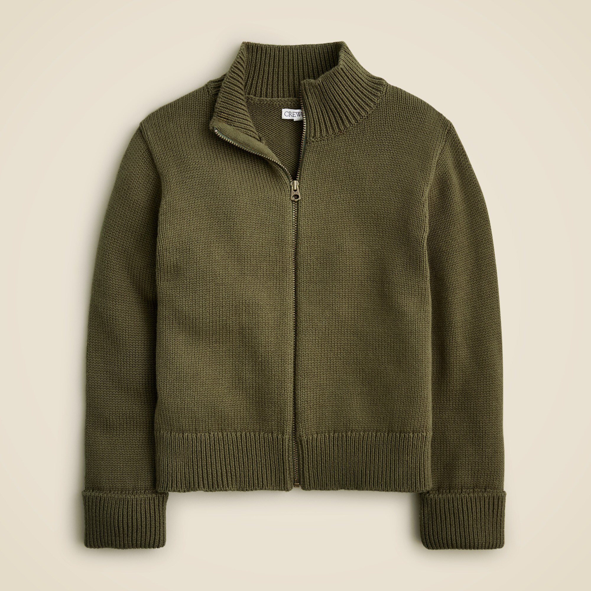 J.Crew: Kids' Heritage Cotton Zip-up Sweater For Boys