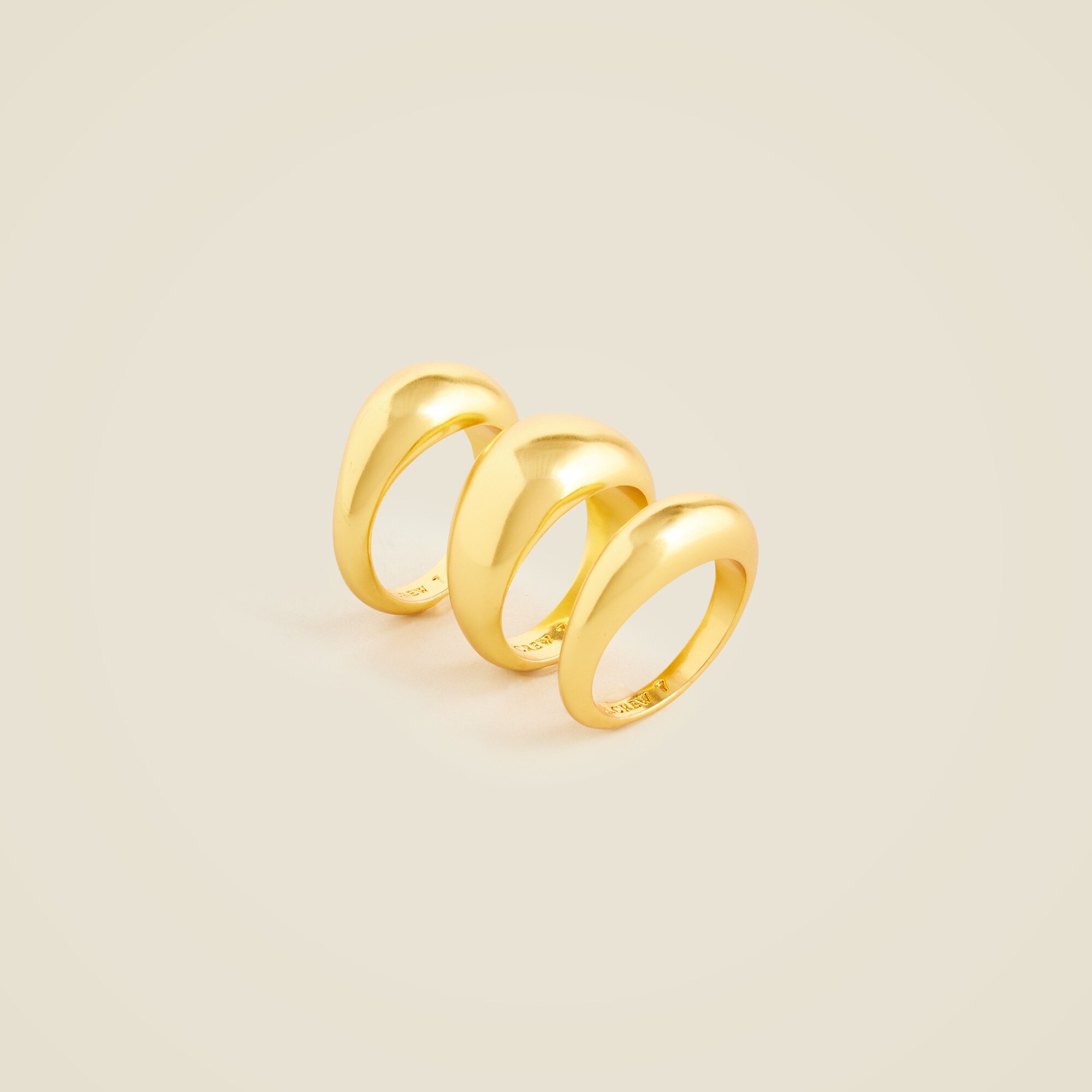 J.Crew: Sculptural Rings Set For Women
