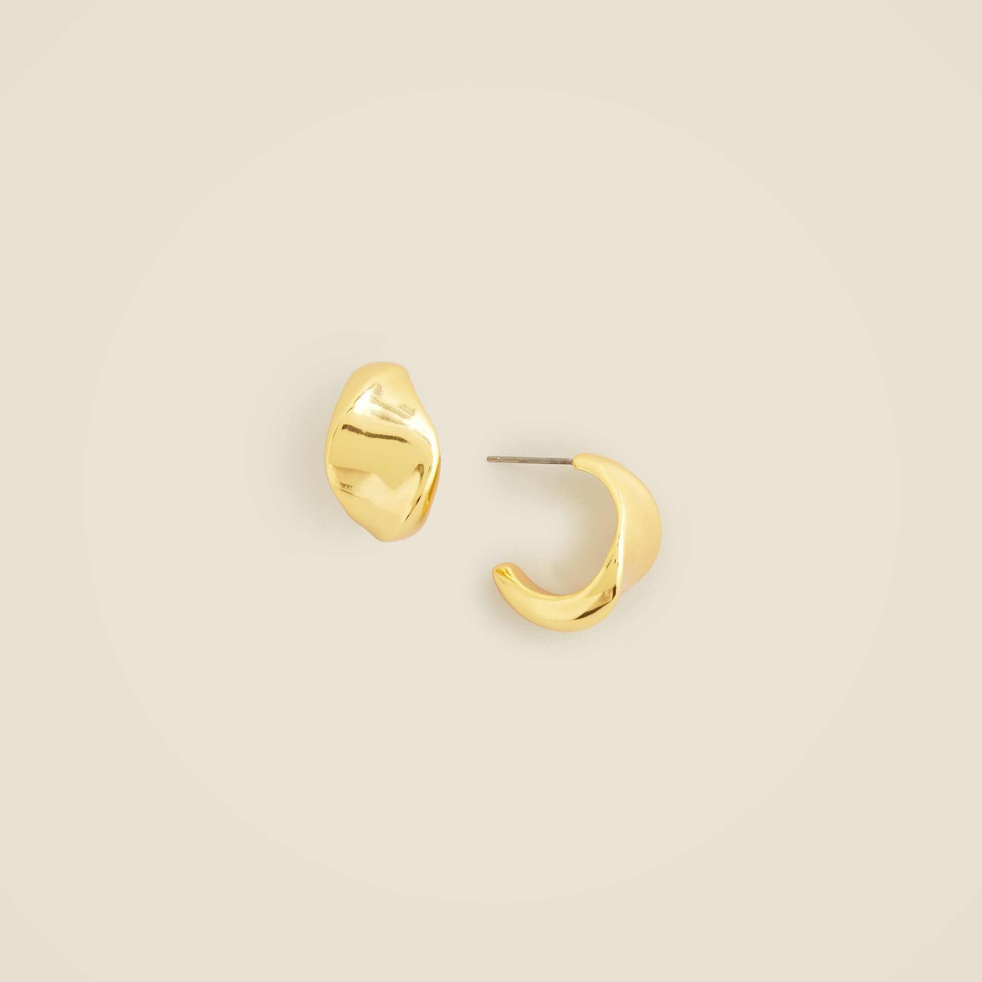 J.Crew: Curved Hoop Earrings For Women