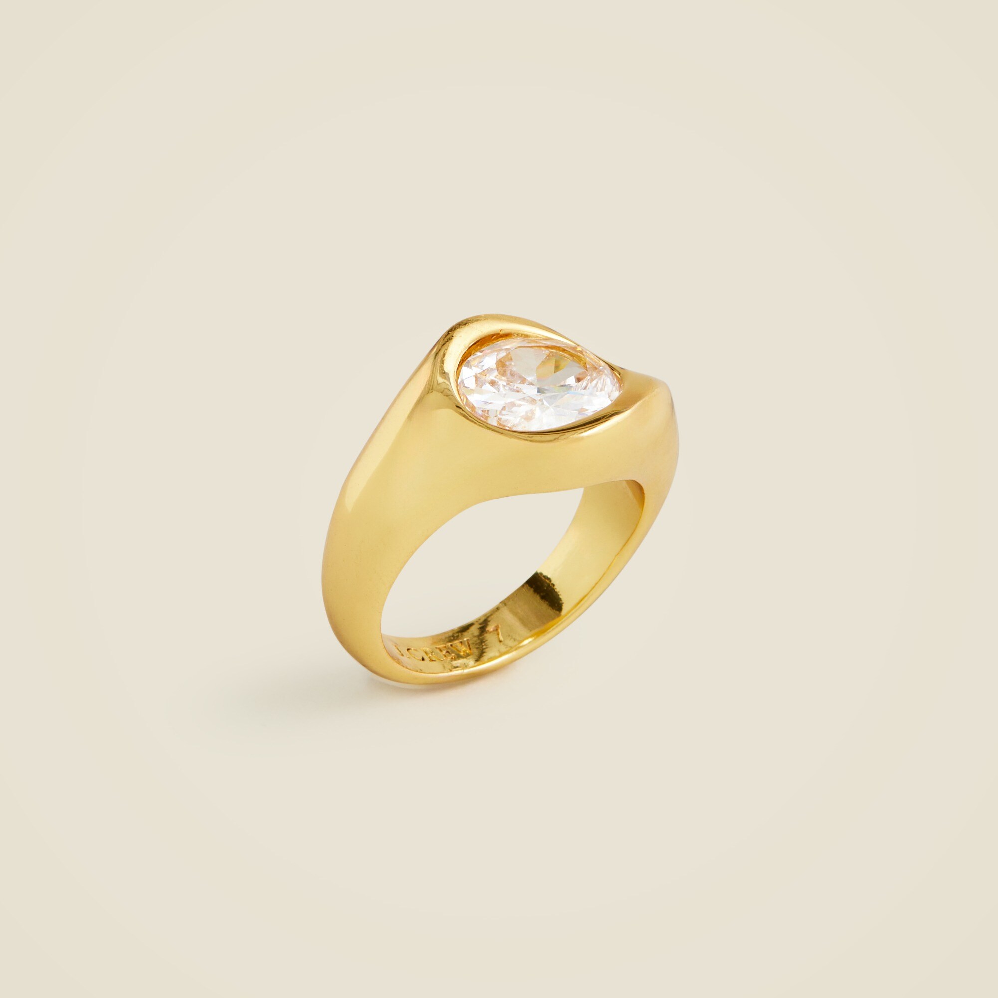 J.Crew: Sculpted Crystal Ring For Women