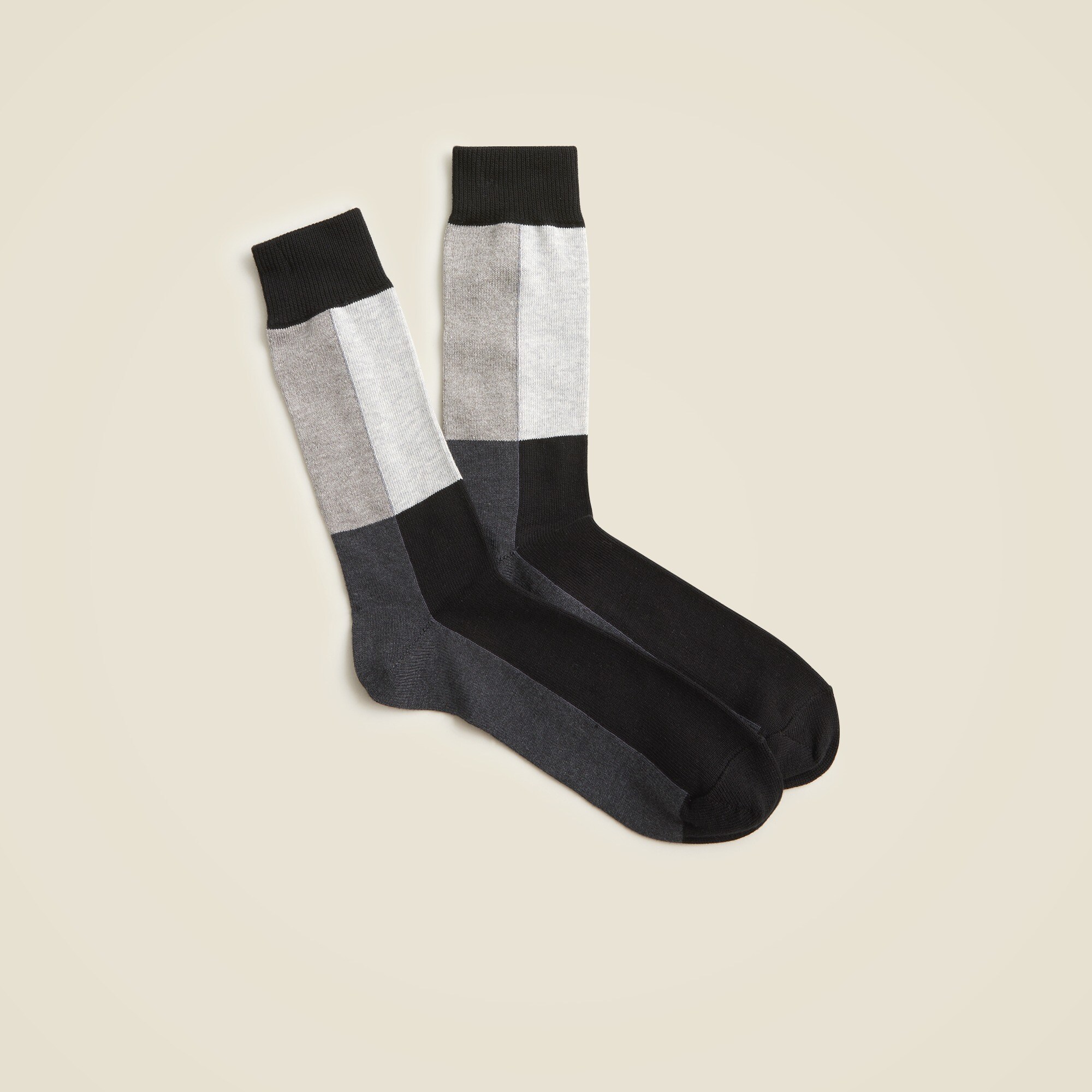 Cotton-blend Socks In Colorblock For Men | J.Crew