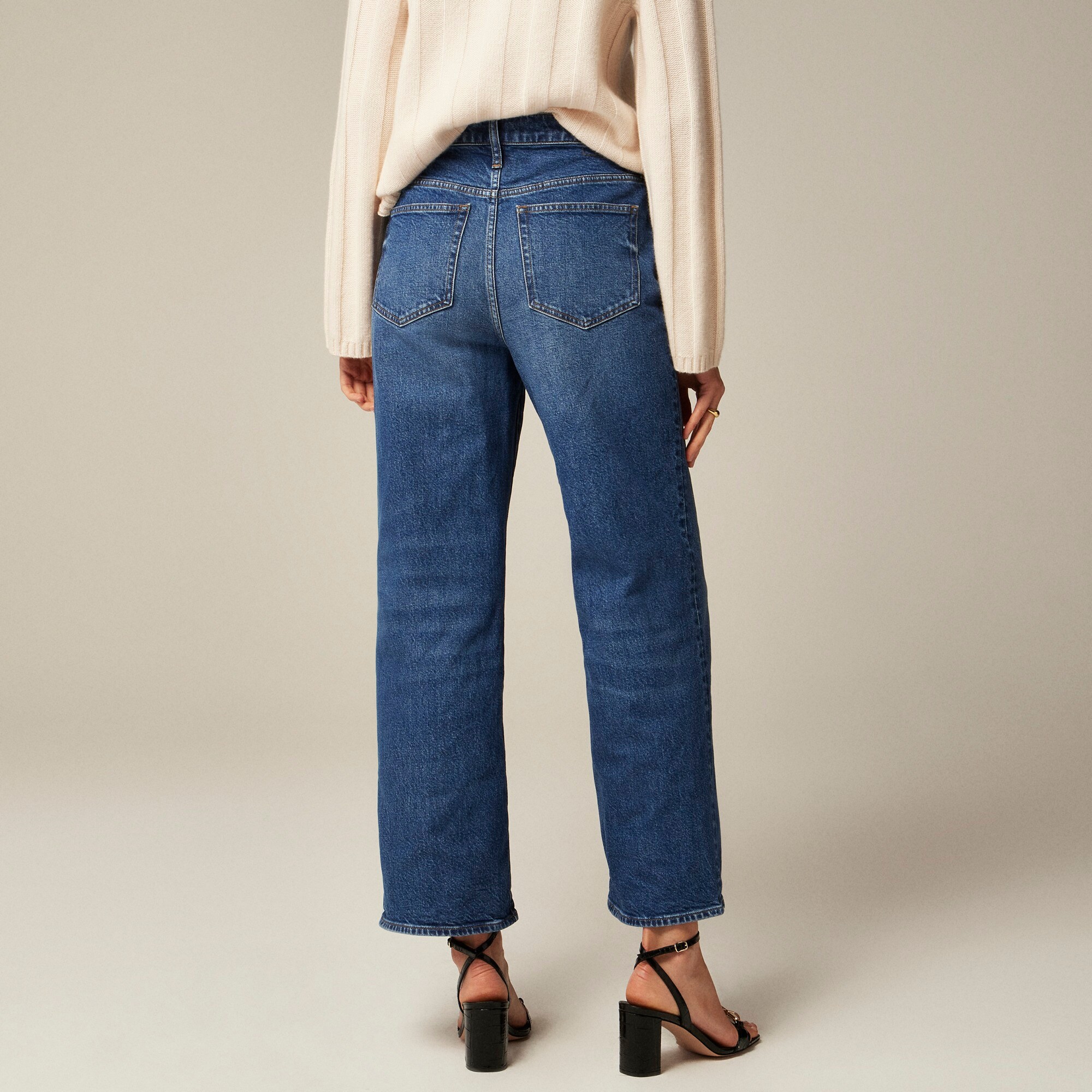 J.Crew: High-rise Slim Wide Jean In 1996 Semi-stretch For Women