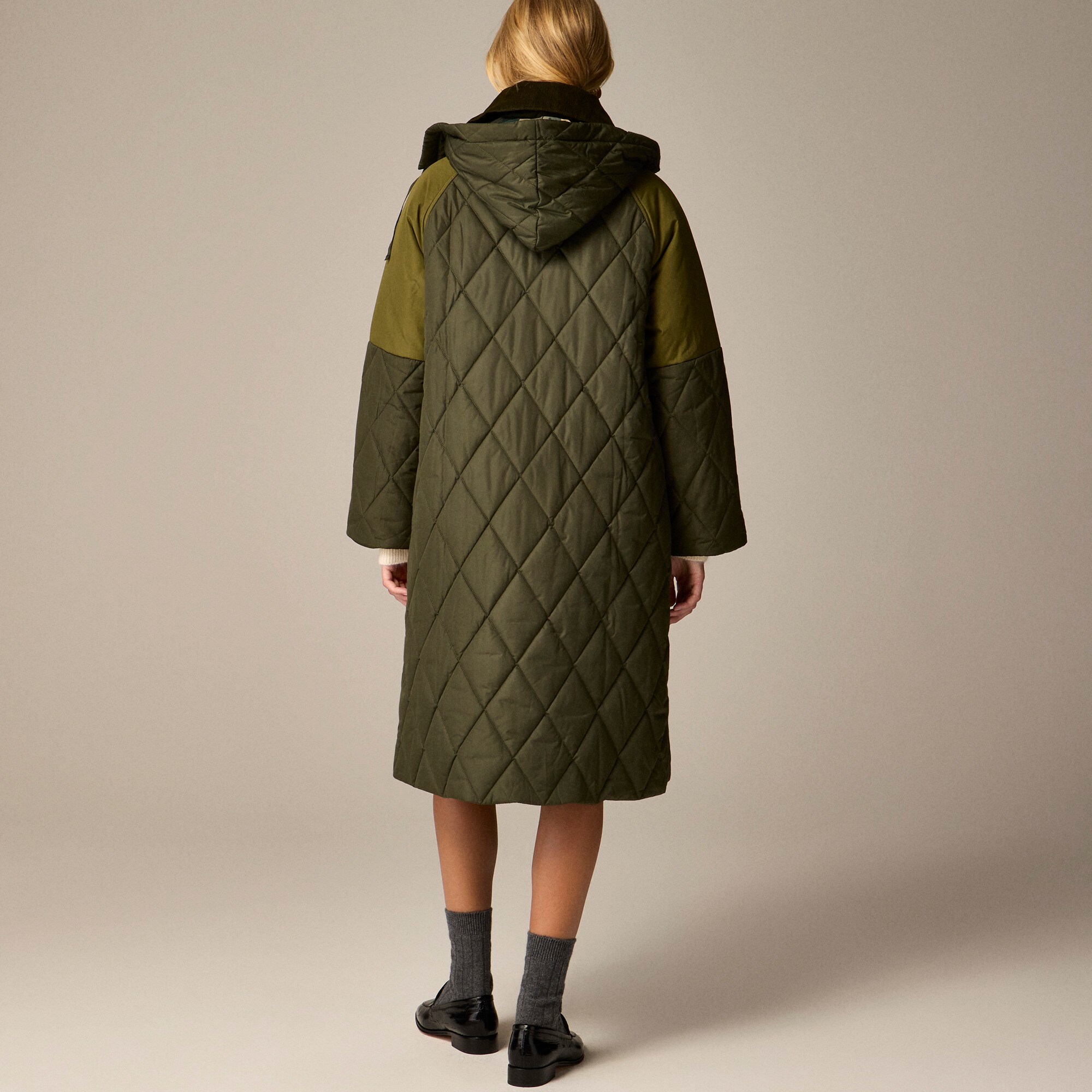 J.Crew: Barbour® Cookston Quilted Coat For Women
