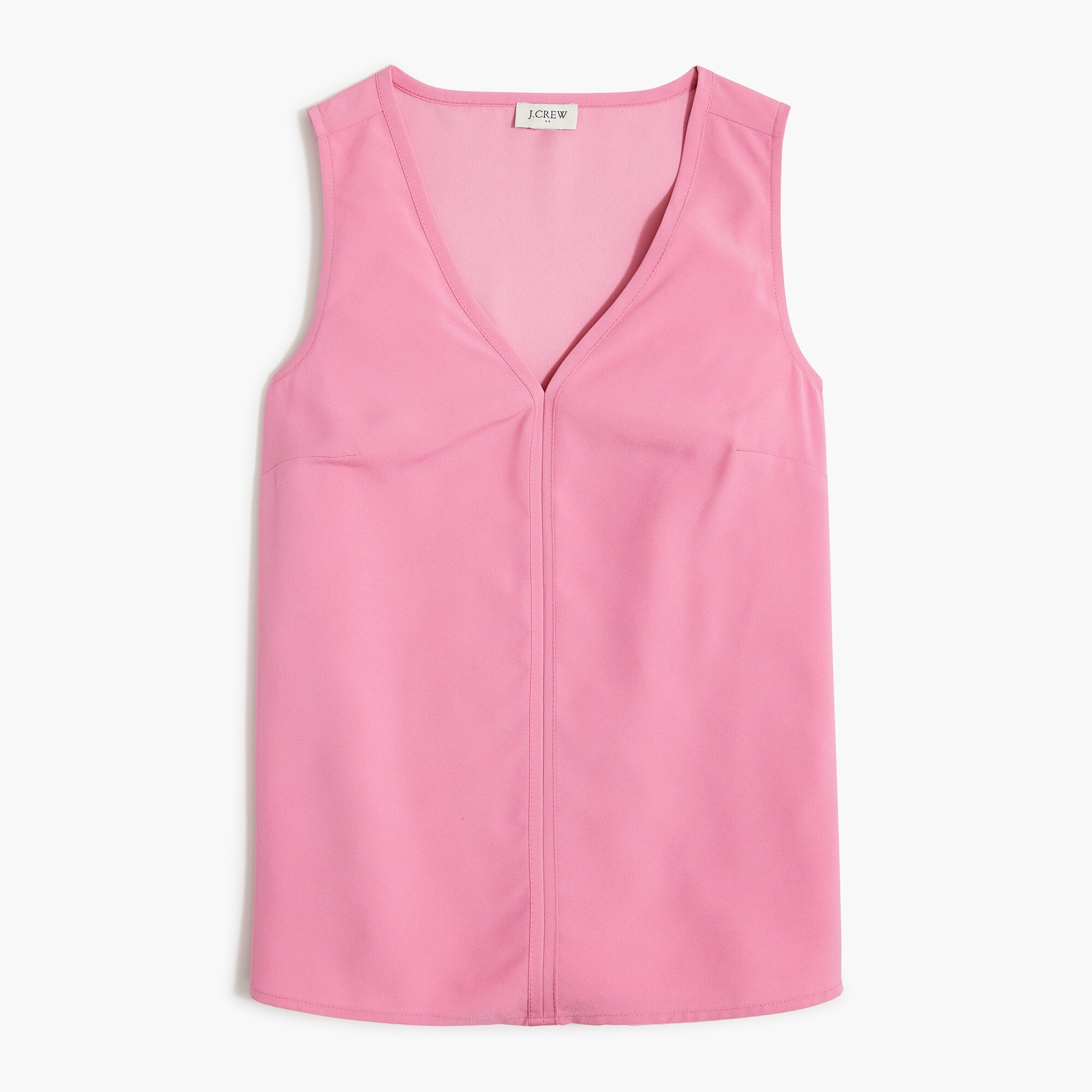 Factory: Sleeveless V-neck Crepe Shell For Women