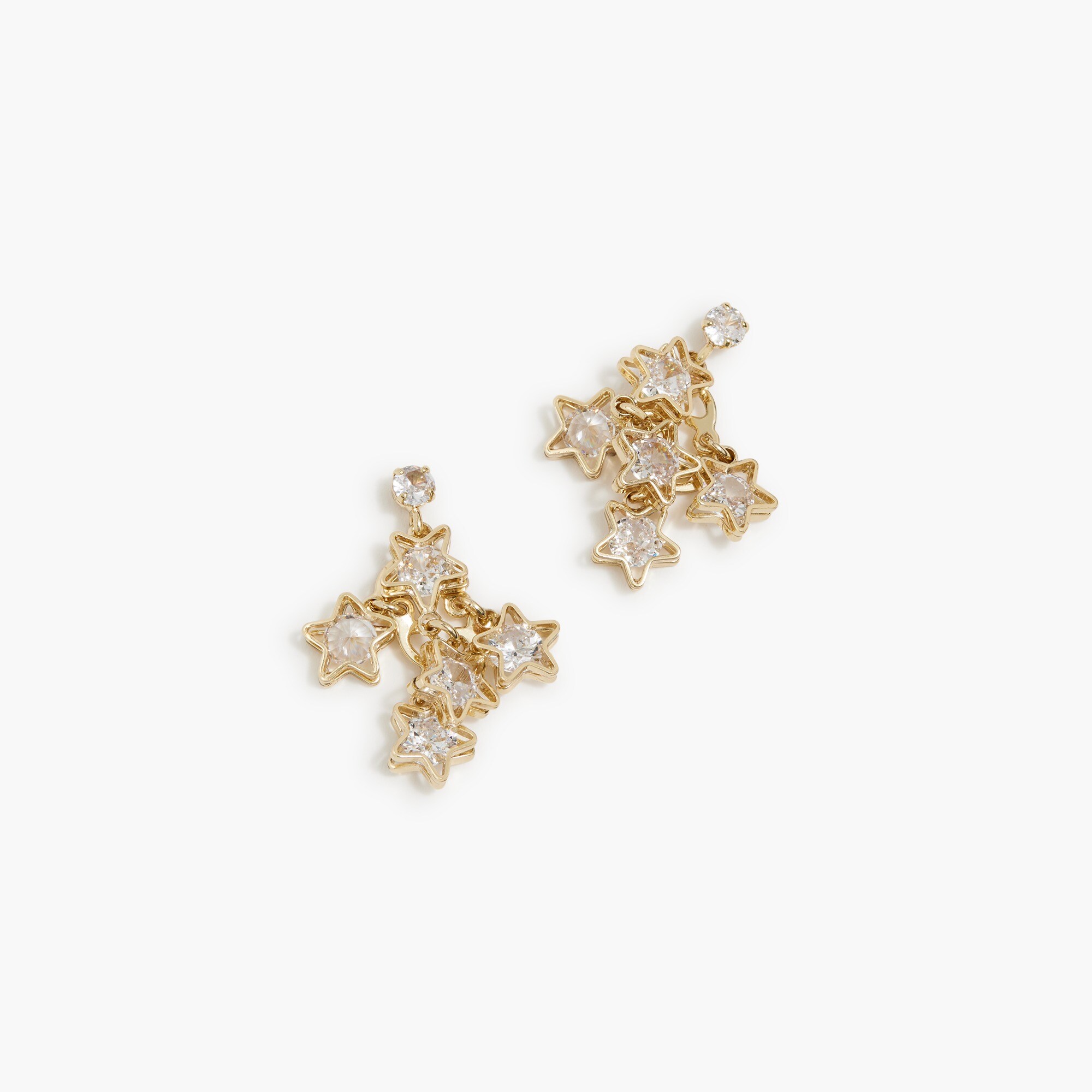 Factory: Dangly Star Statement Earrings For Women
