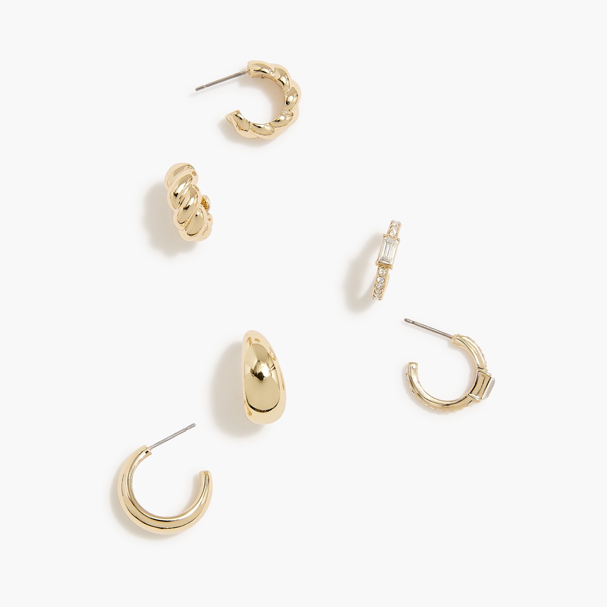 Assorted Hoop Earrings Set-of-three For Women | Factory