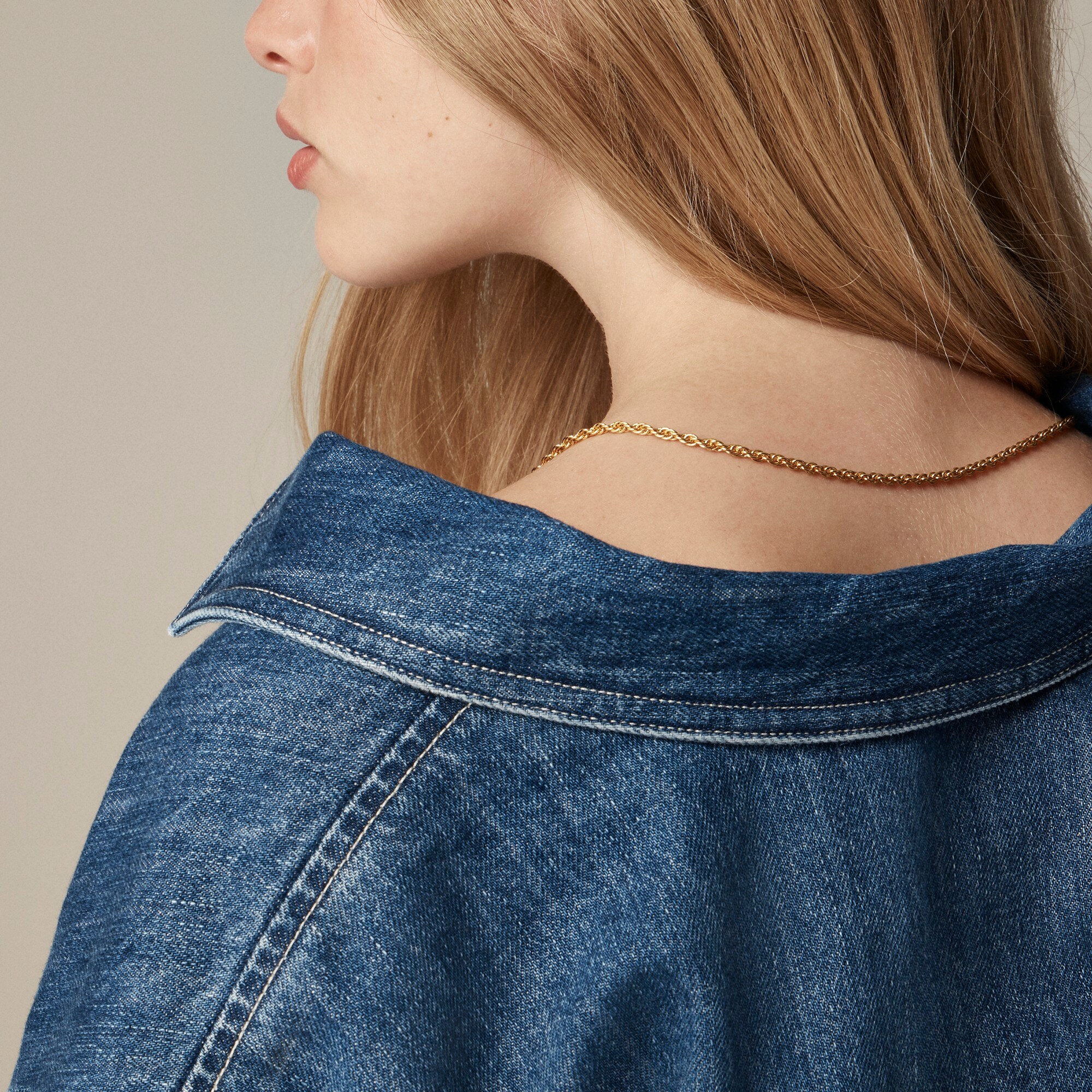 J.Crew: Denim Popover Shirt For Women