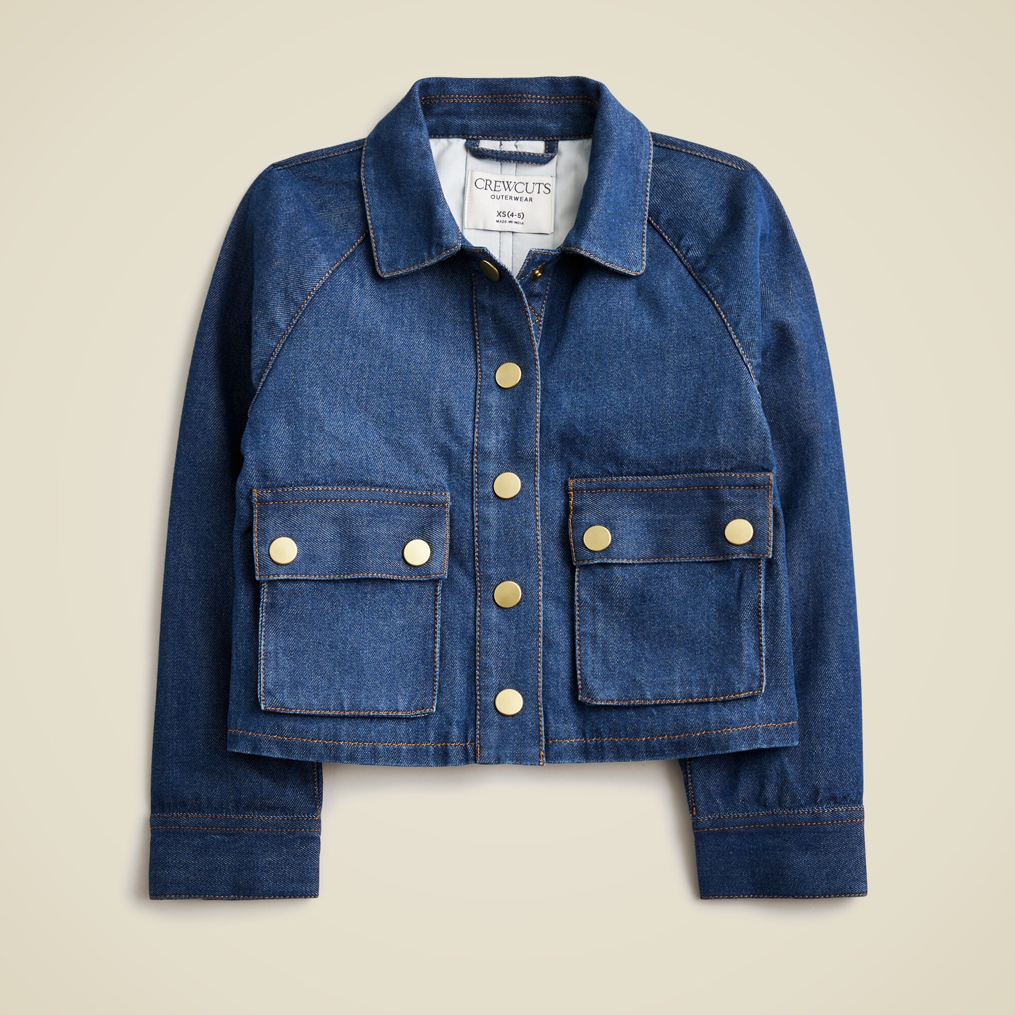Girls' Drapey Denim Jacket For Girls | J.Crew