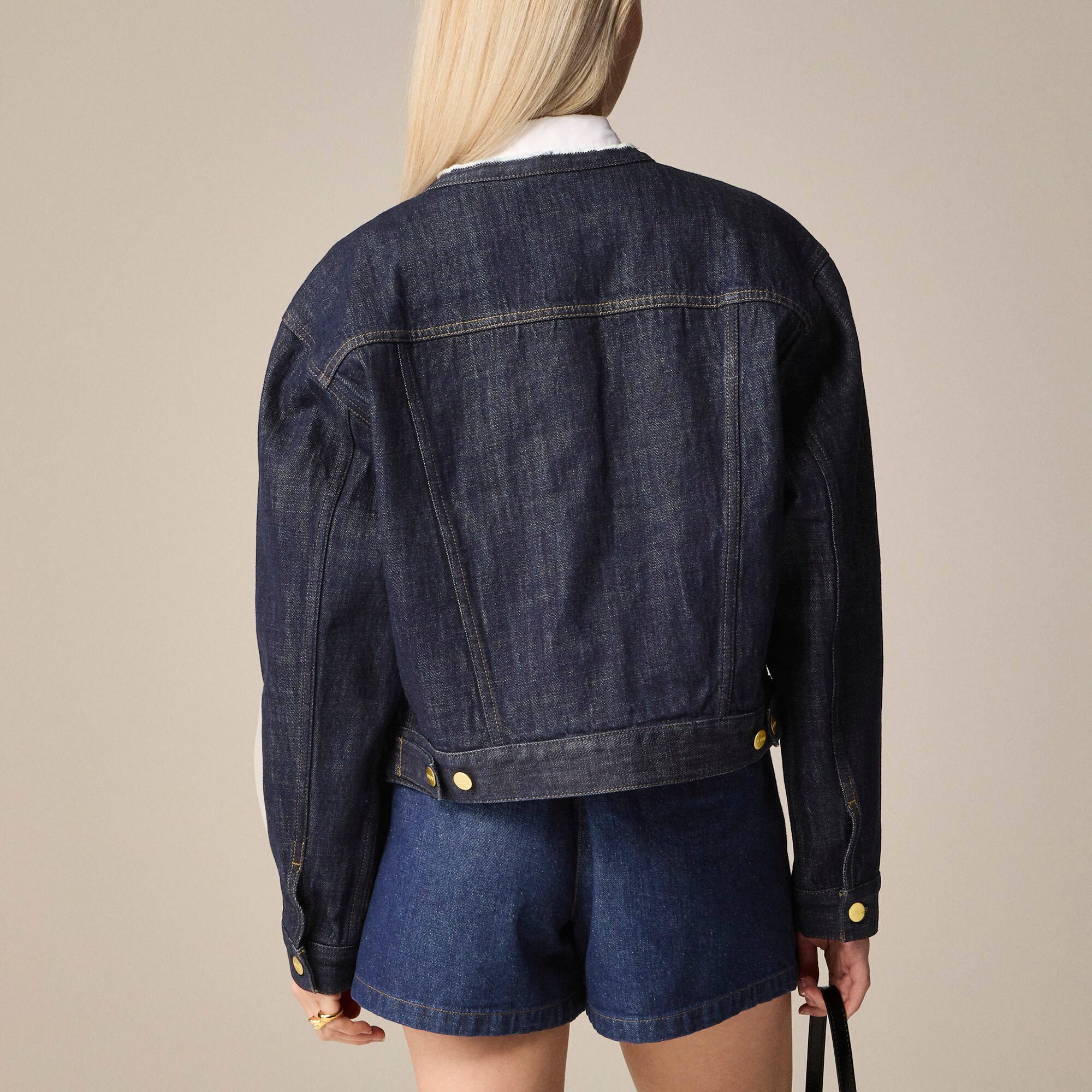 J.Crew: Denim Lady Jacket In Rinse Wash For Women