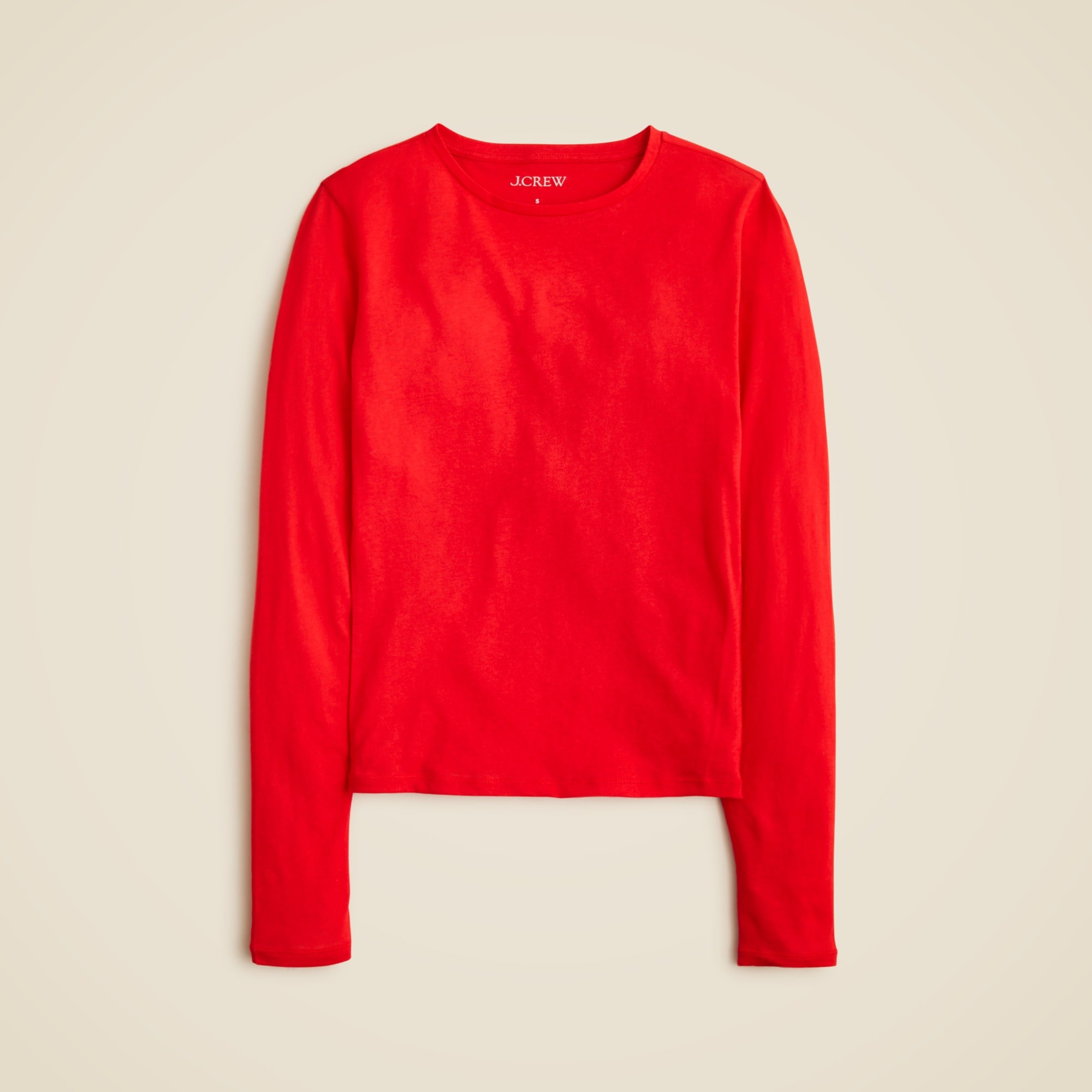 Tissue Crepe Long-sleeve T-shirt For Women | J.Crew