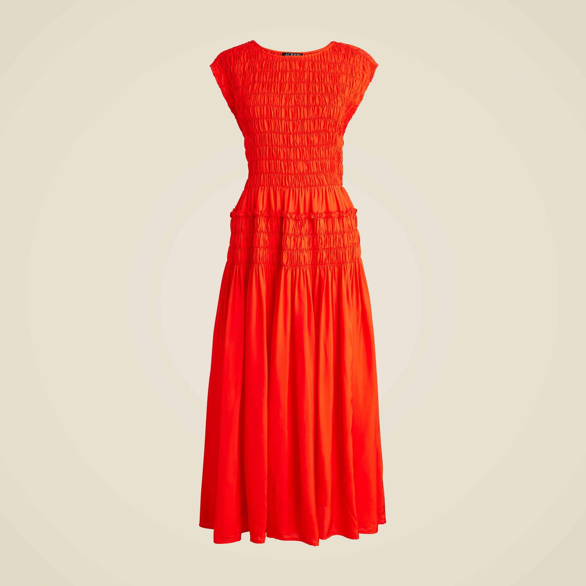 J.Crew: Maude Dress In Drapey Viscose Twill For Women