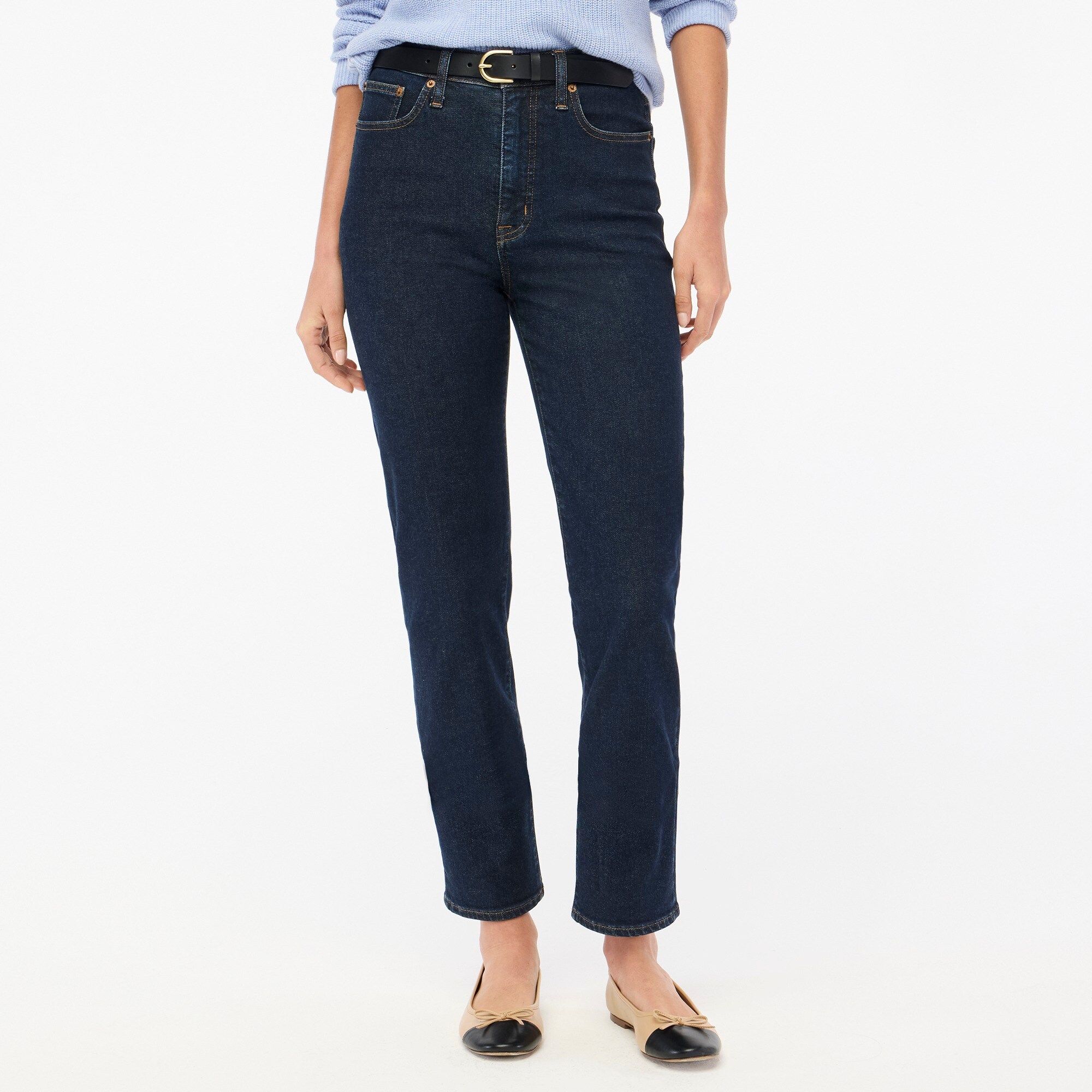 Factory: High-rise Stovepipe Jean In Signature Stretch+ For Women