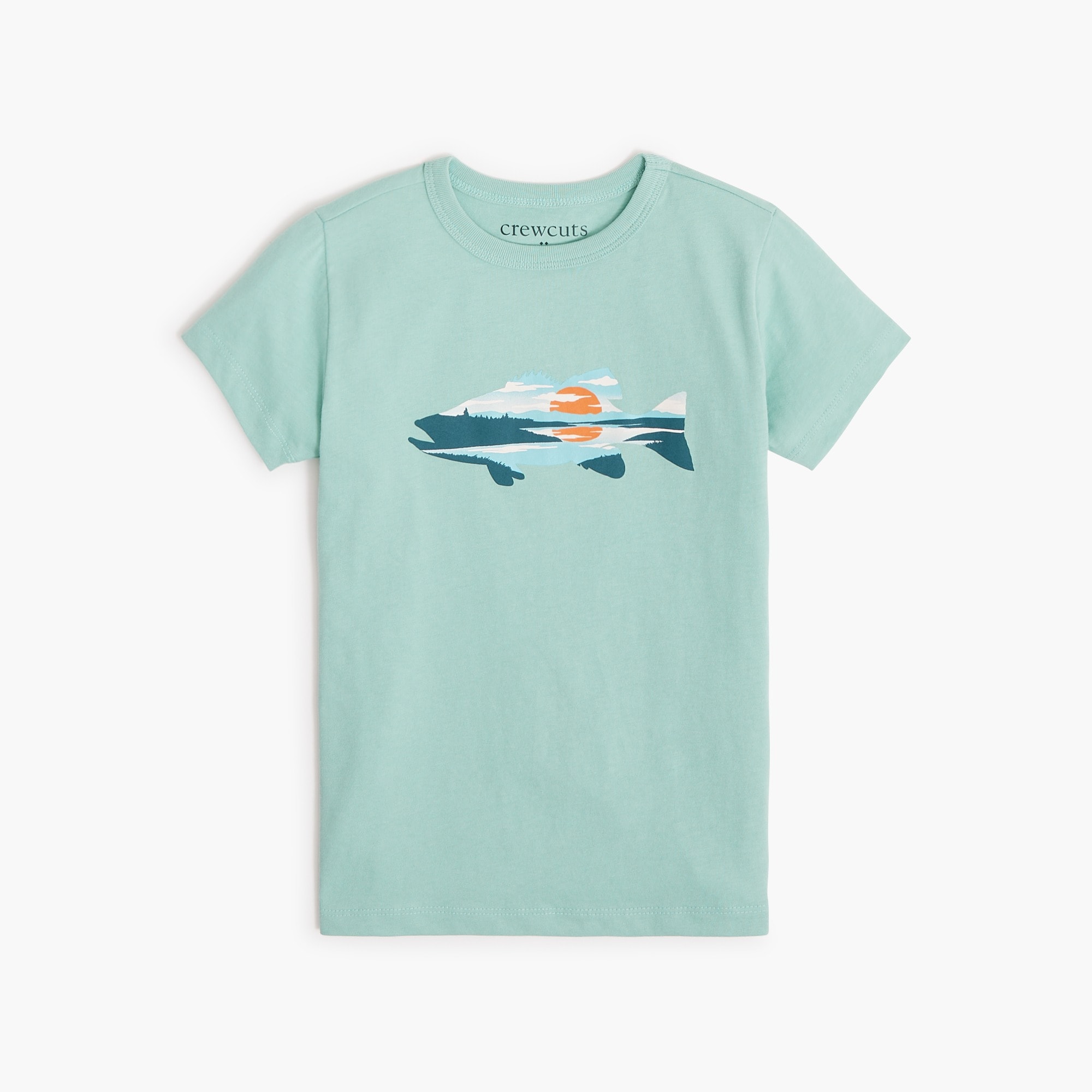 Factory: Boys' Scenic Fish Graphic Tee For Boys