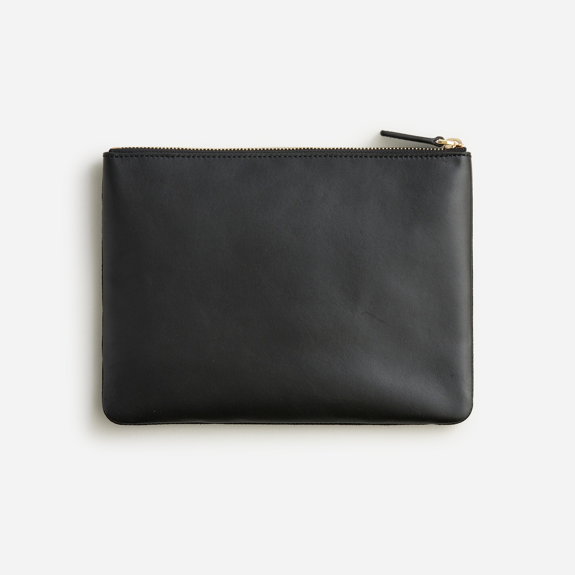 J.Crew: Berkeley Zipper Pouch In Leather And Suede For Women