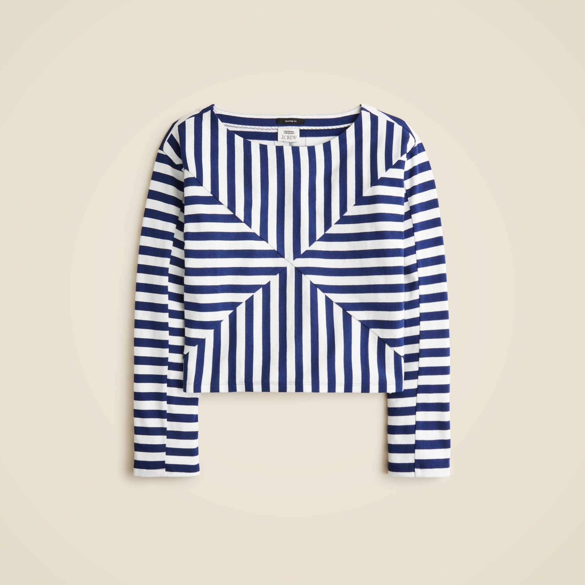 J.Crew: Christopher John Rogers X J.Crew Mariner Cloth Boatneck T-shirt ...