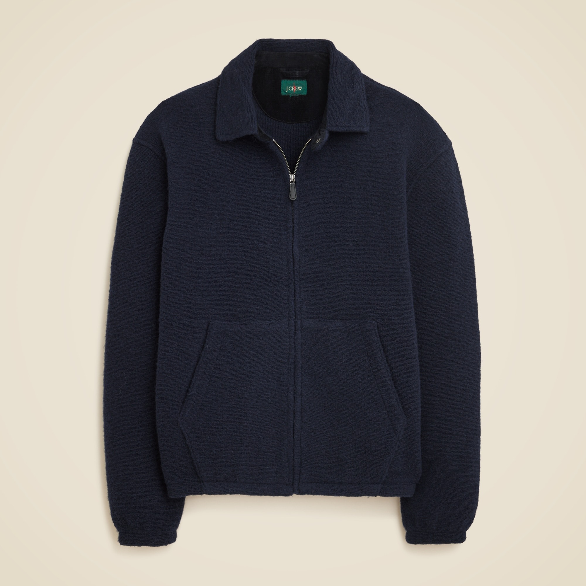 Wool-blend Sweater Fleece Jacket For Men | J.Crew