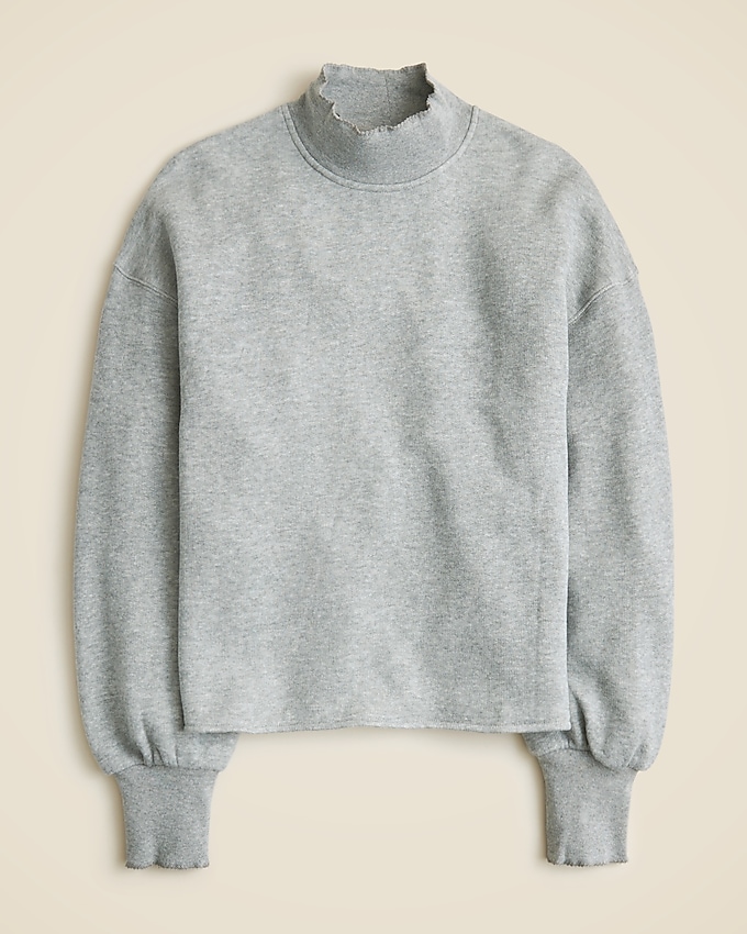 J.Crew: Heritage Terry Mockneck Sweatshirt For Women J.Crew: Heritage Terry Mockneck Sweatshirt For Women
