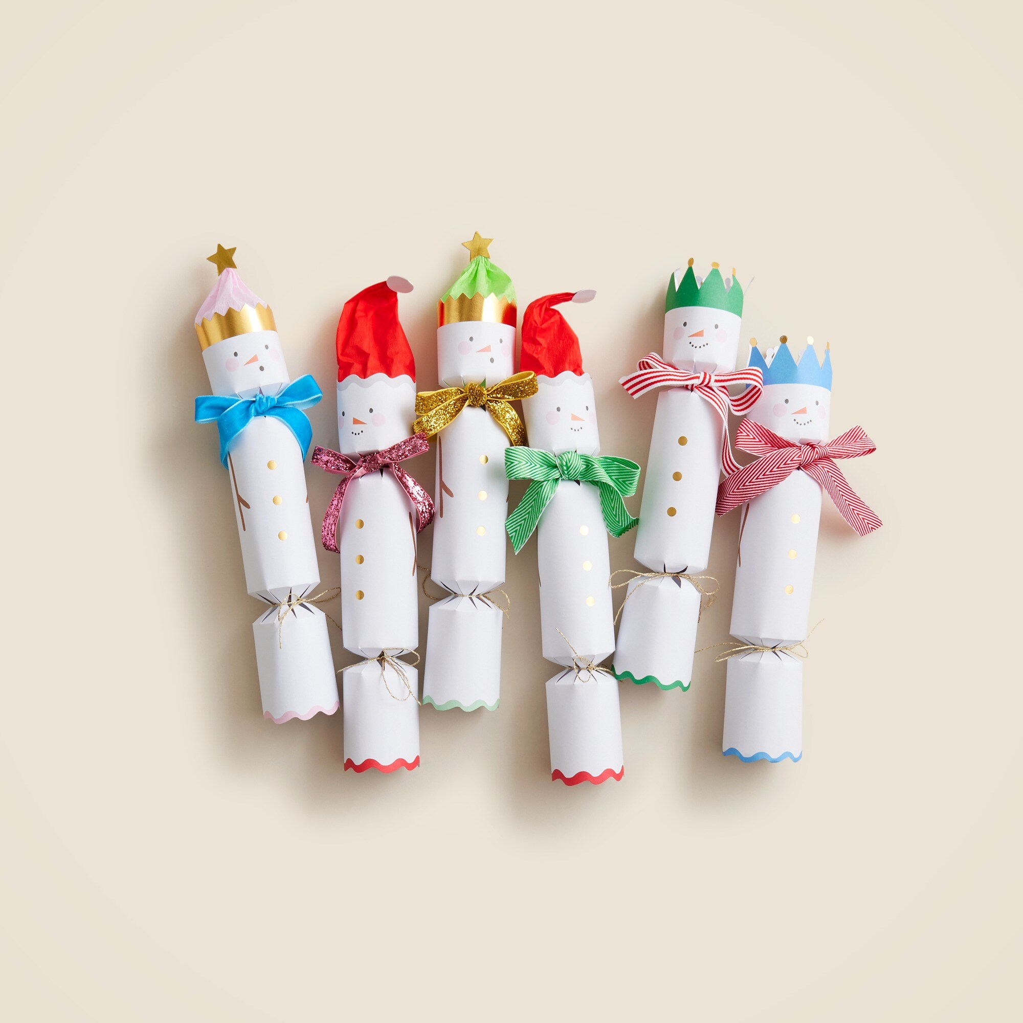 Meri Meri™ Snowmen Crackers Pack-of-six For Girls | J.Crew